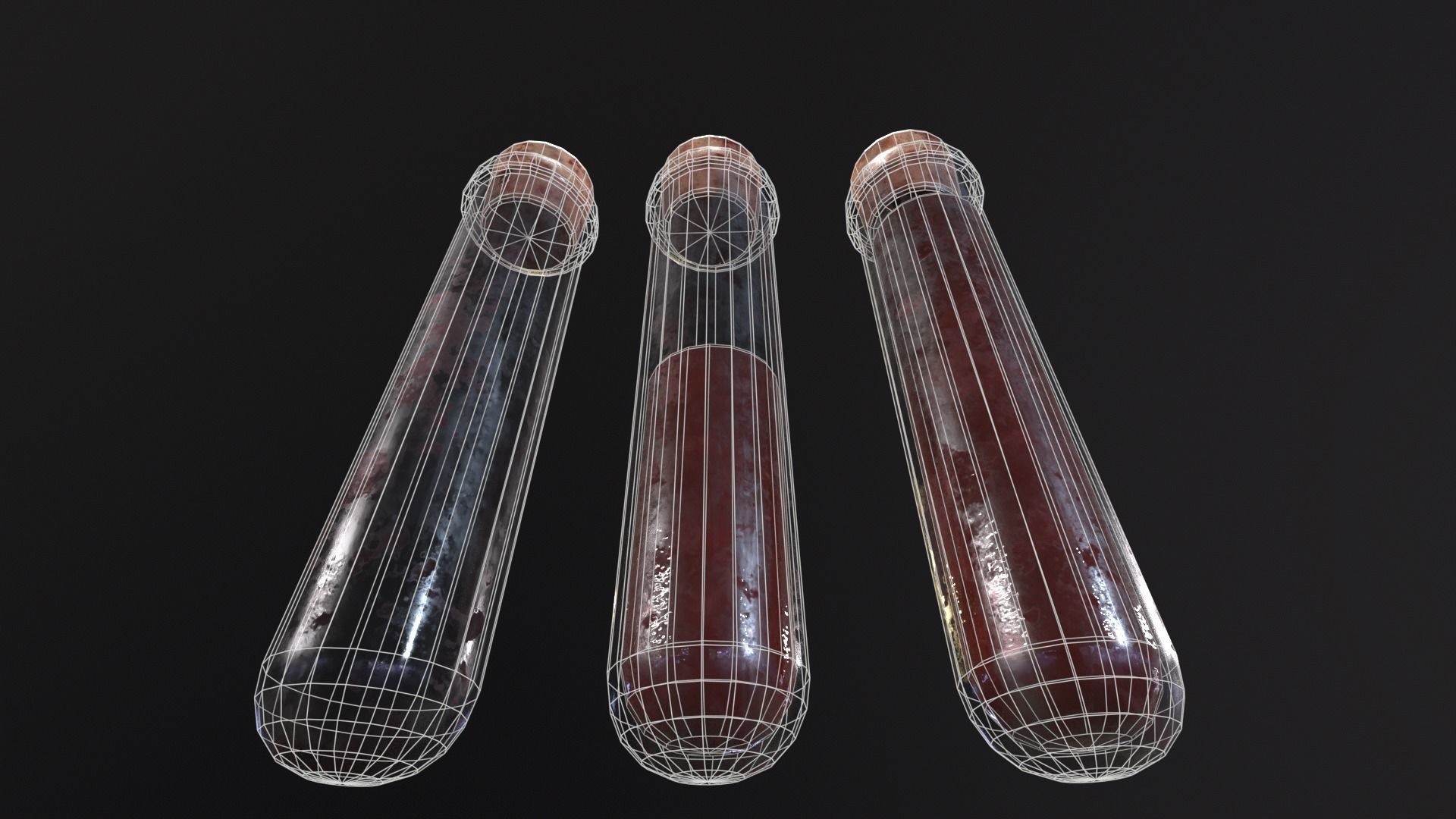 3D model Blood Vials VR / AR / low-poly | CGTrader