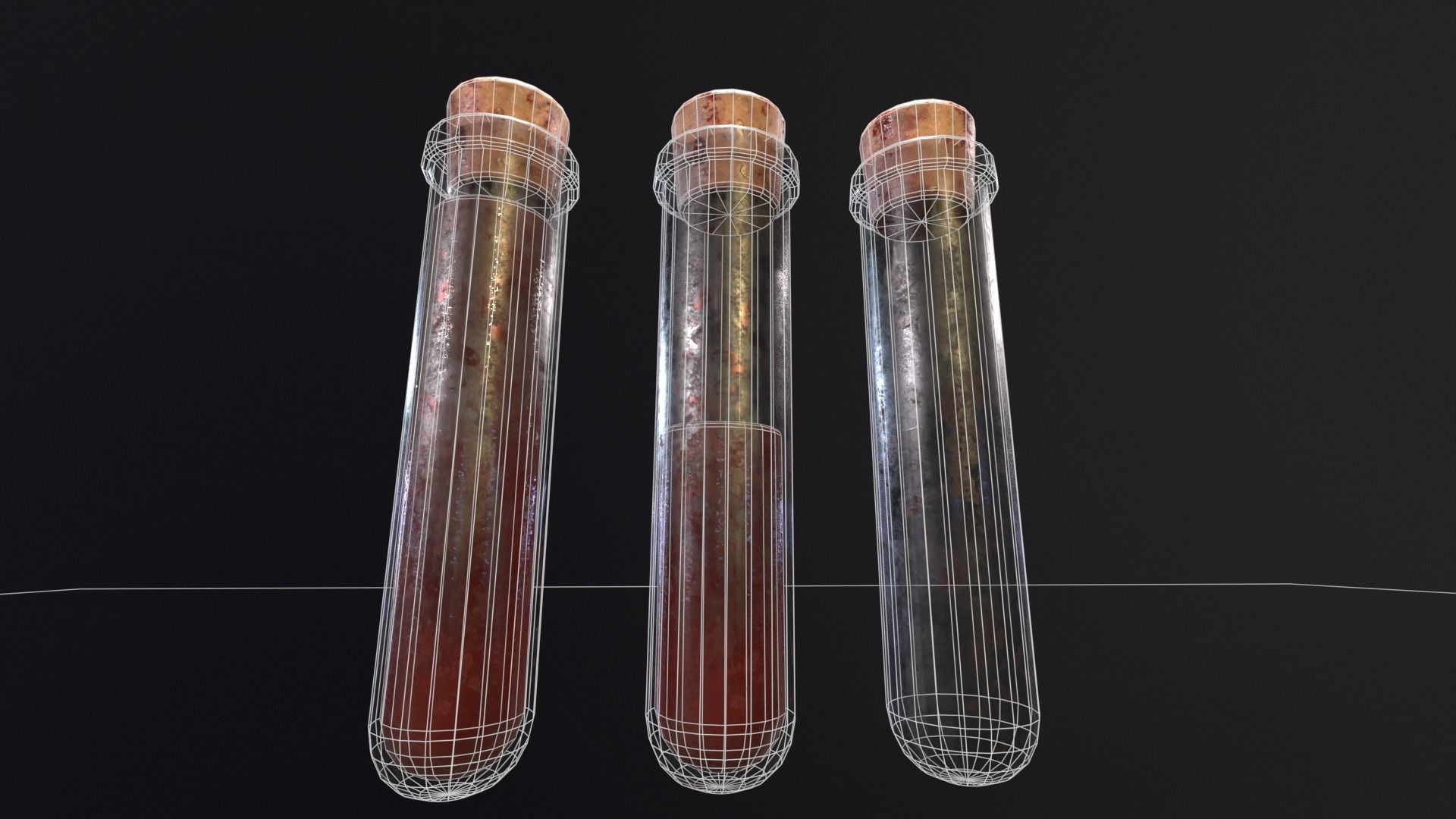 3D model Blood Vials VR / AR / low-poly | CGTrader