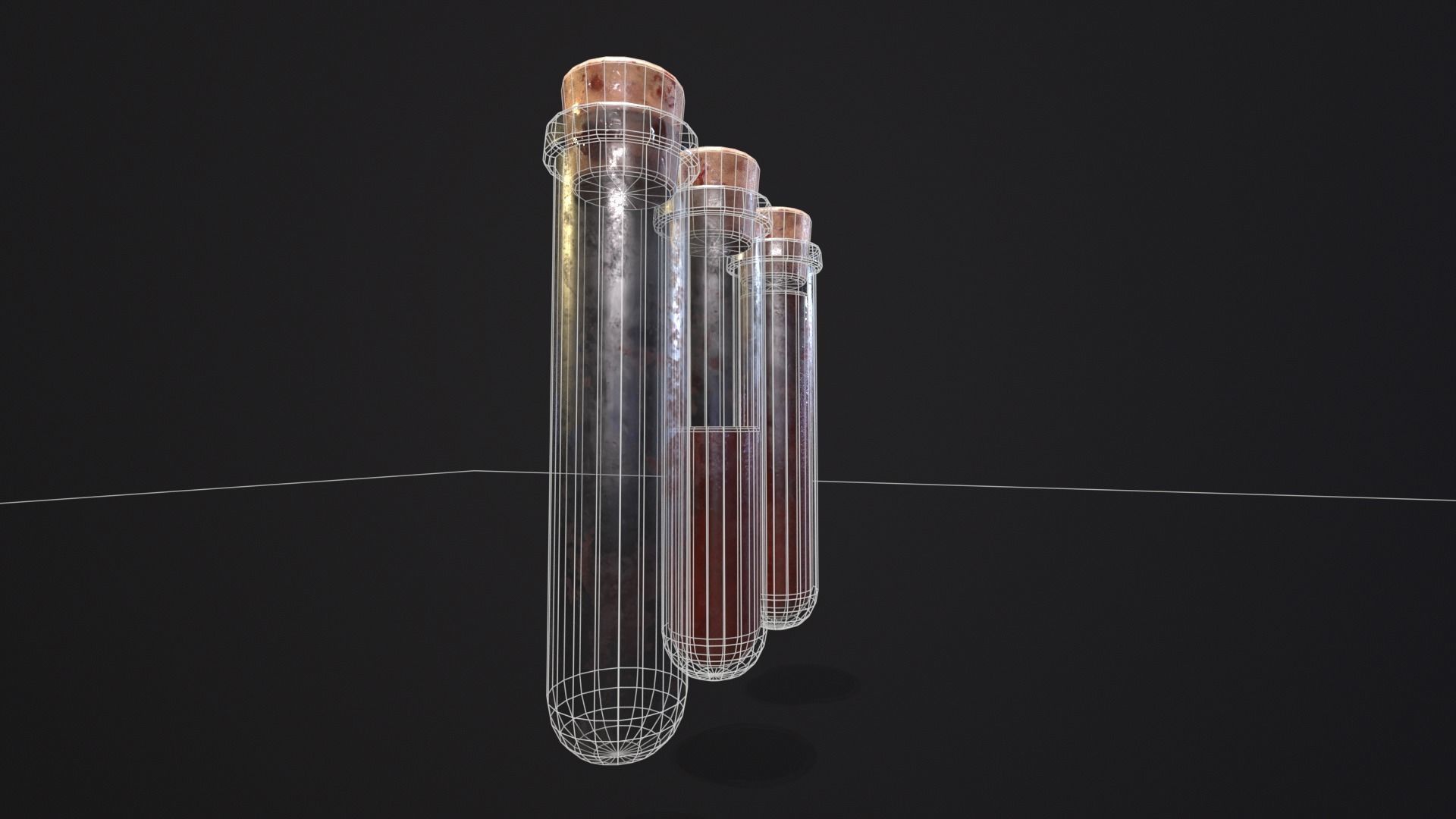 3D model Blood Vials VR / AR / low-poly | CGTrader