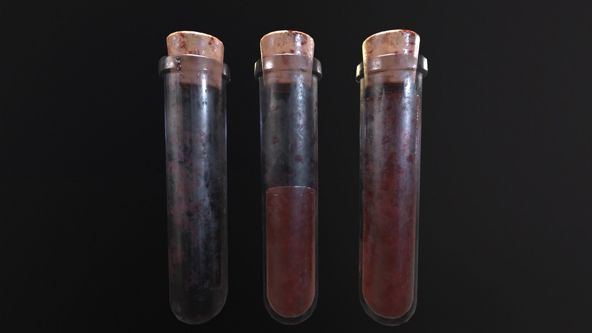 3D model Blood Vials VR / AR / low-poly | CGTrader