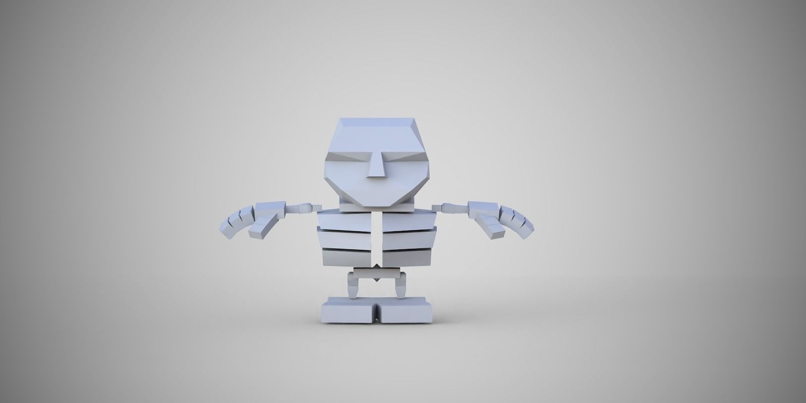 3D model Low poly Mini Fighter VR / AR / low-poly | CGTrader