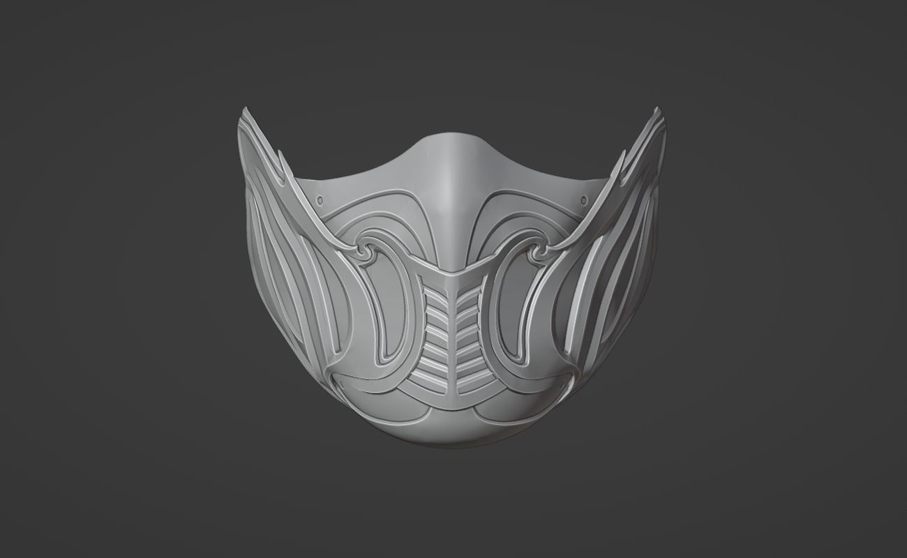 Sub Zero mask from MK1 - Snow Summoner 3D model 3D printable | CGTrader