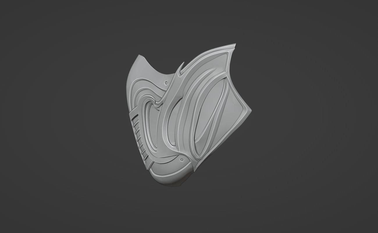 Sub Zero mask from MK1 - Snow Summoner 3D model 3D printable | CGTrader