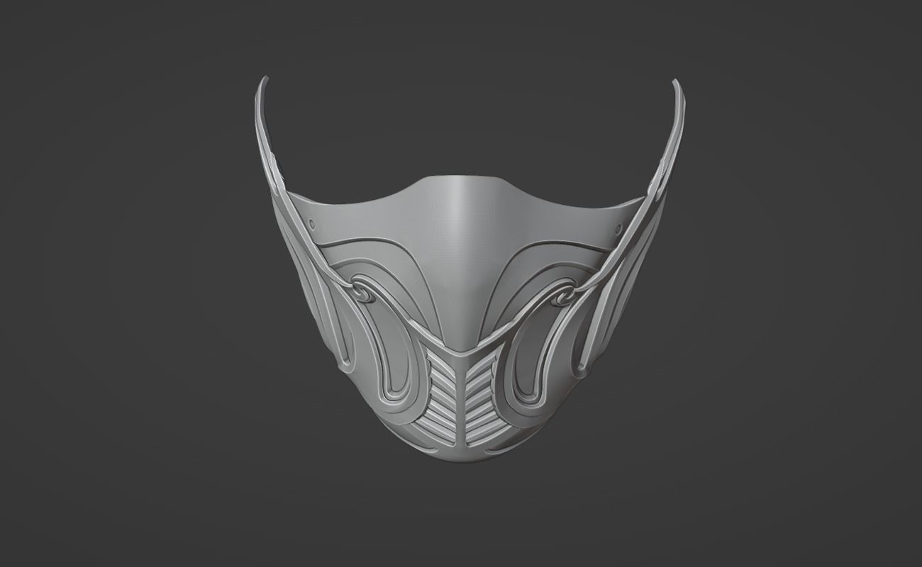 Sub Zero mask from MK1 - Snow Summoner 3D model 3D printable | CGTrader