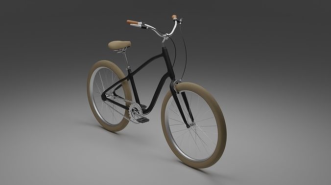 Polygon Town 3 Beach Cruiser Bike 3D model | CGTrader