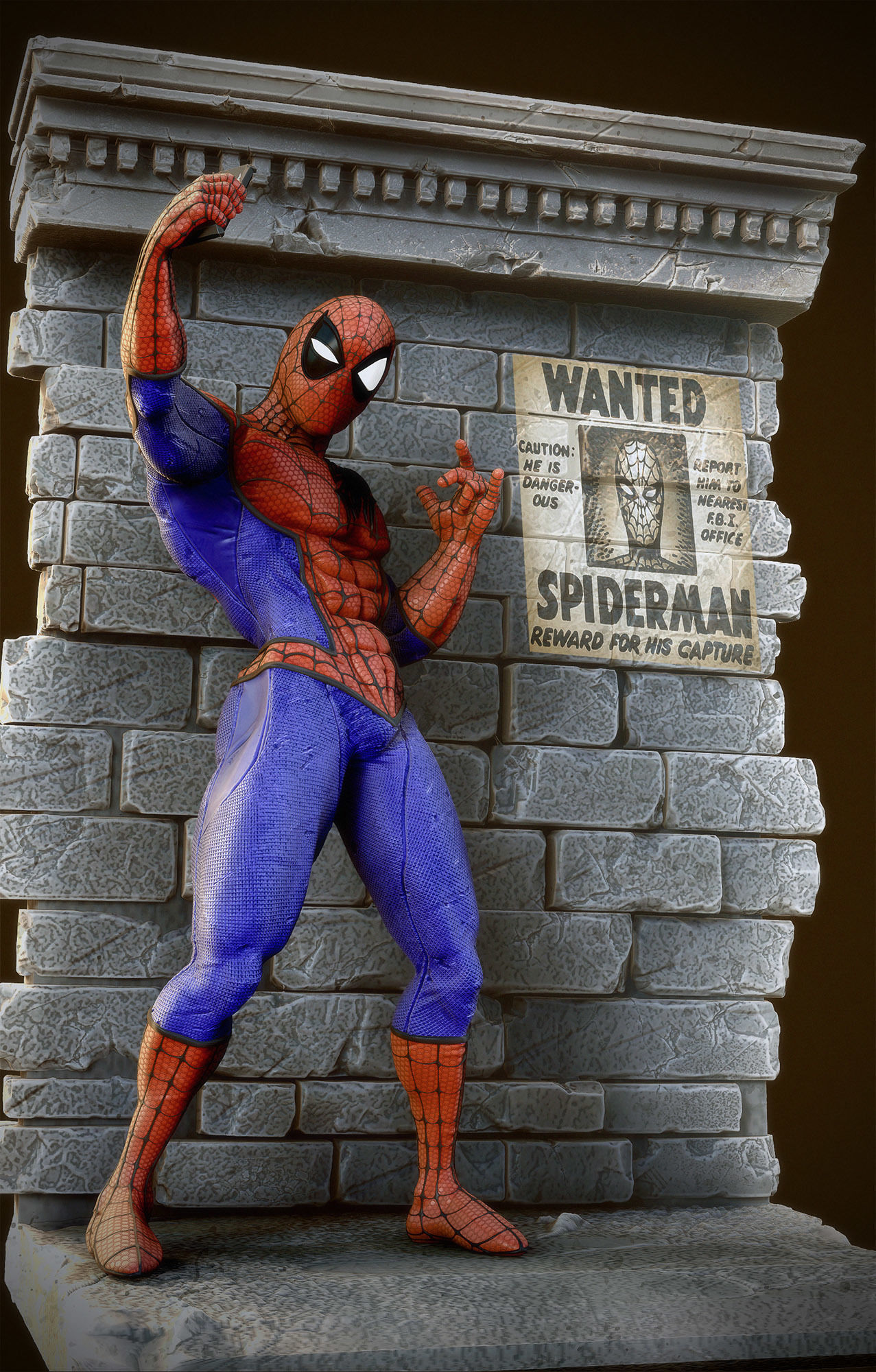 Spiderman 3D model 3D printable | CGTrader