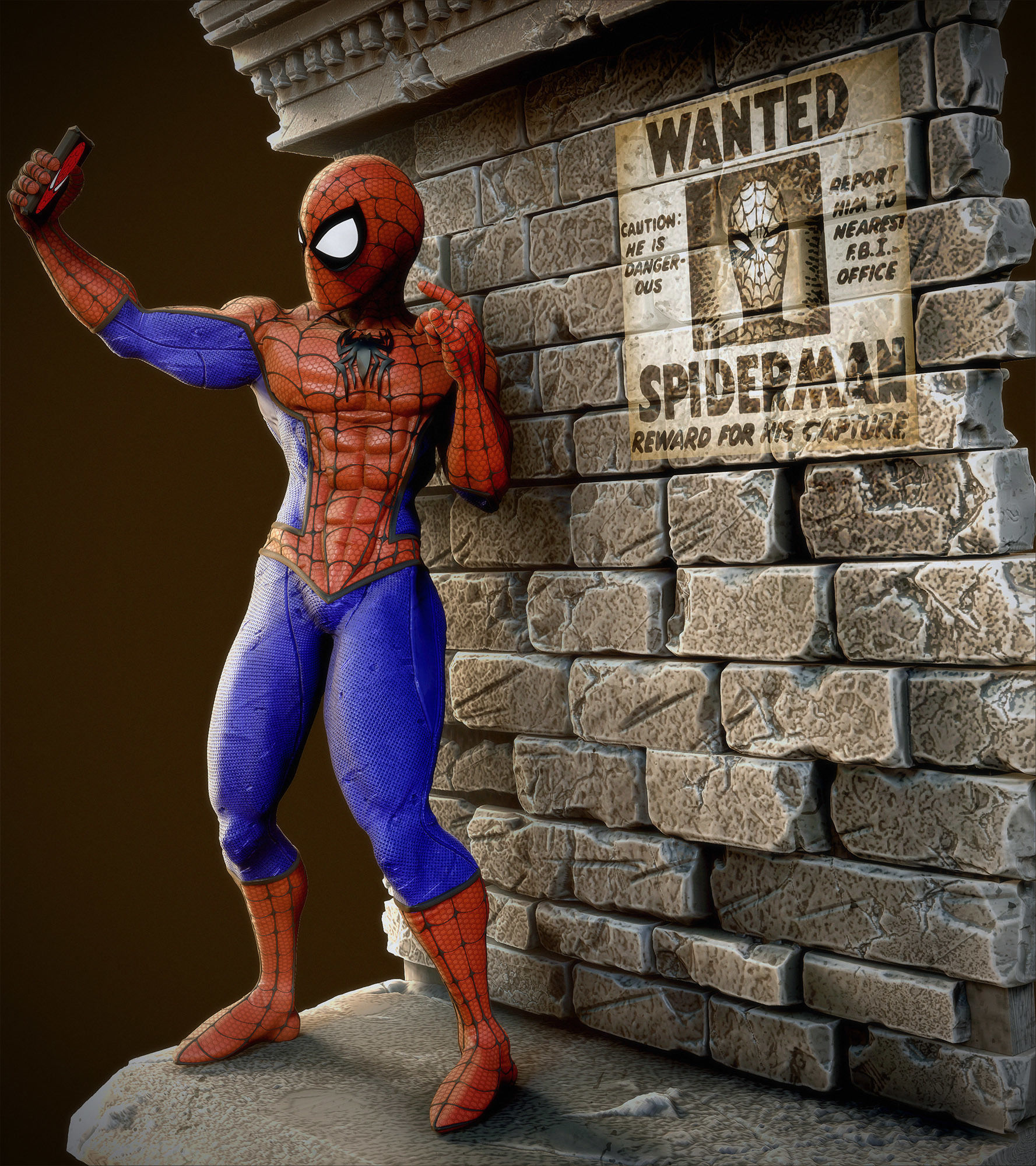 Spiderman 3D model 3D printable | CGTrader