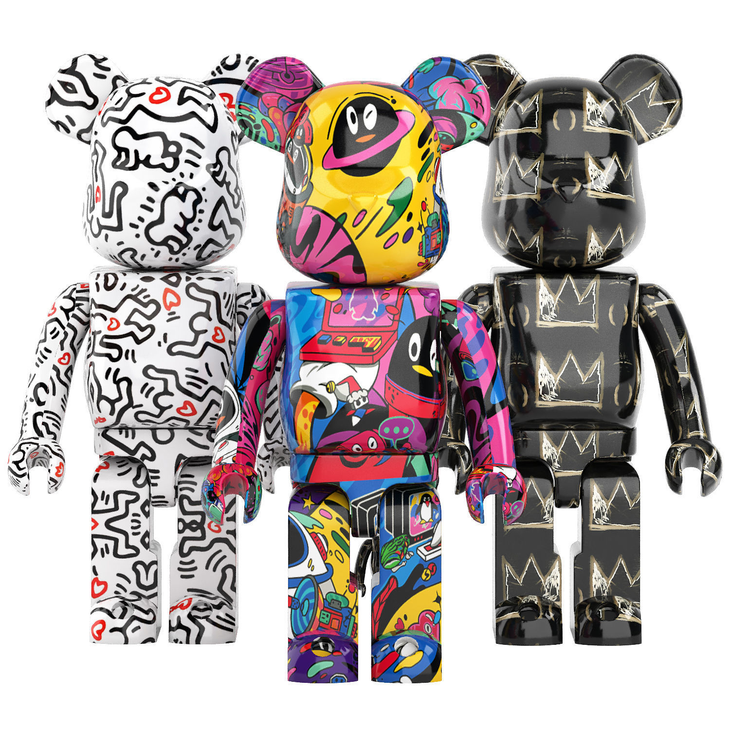 bearbrick collection 3D model | CGTrader