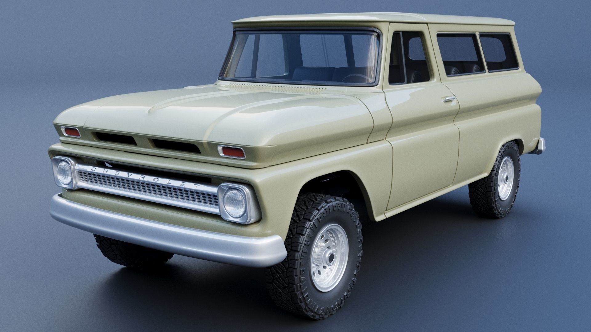 Chevrolet Suburban 1965 3D model 3D printable | CGTrader