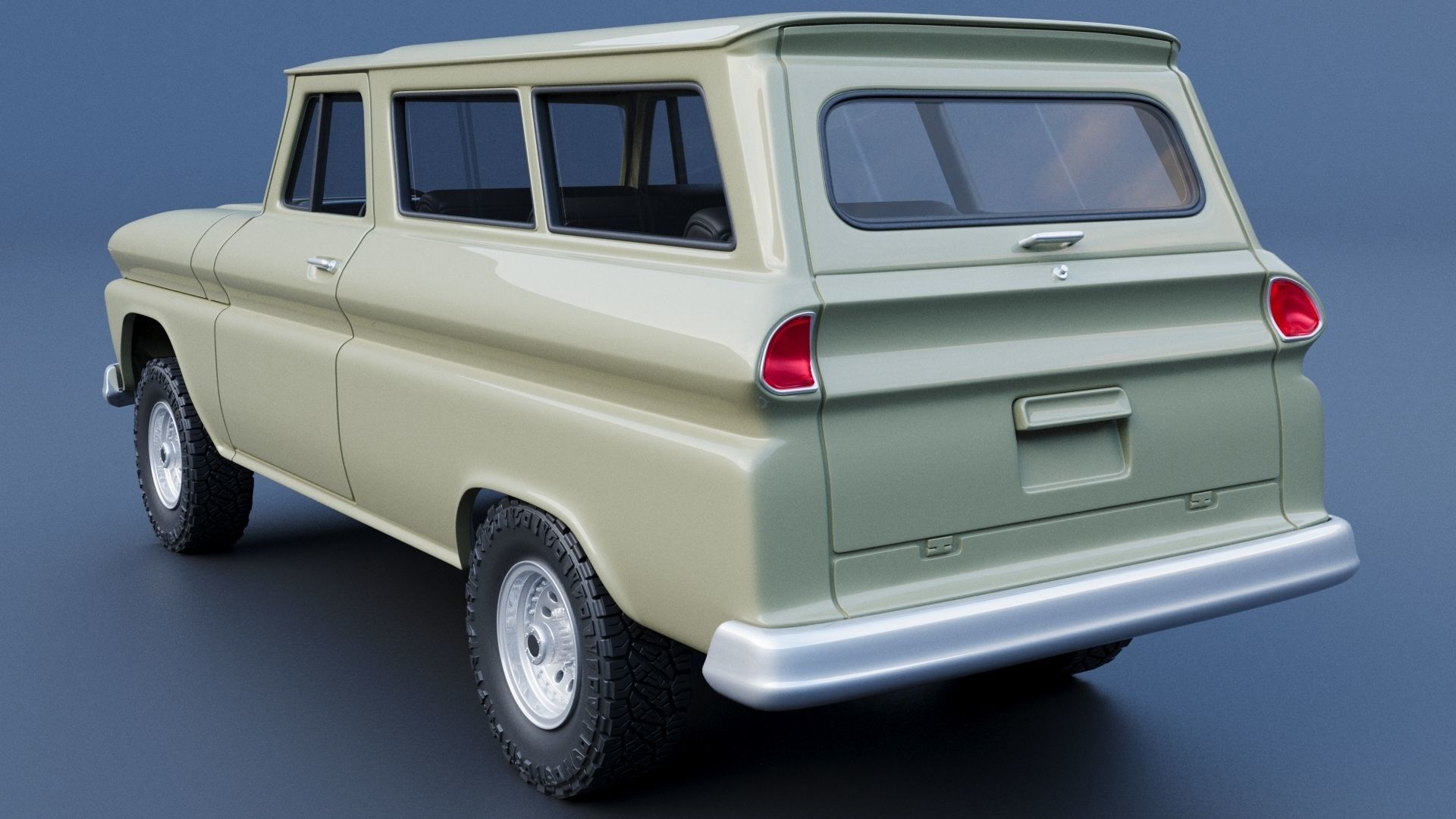 Chevrolet Suburban 1965 3D model 3D printable | CGTrader