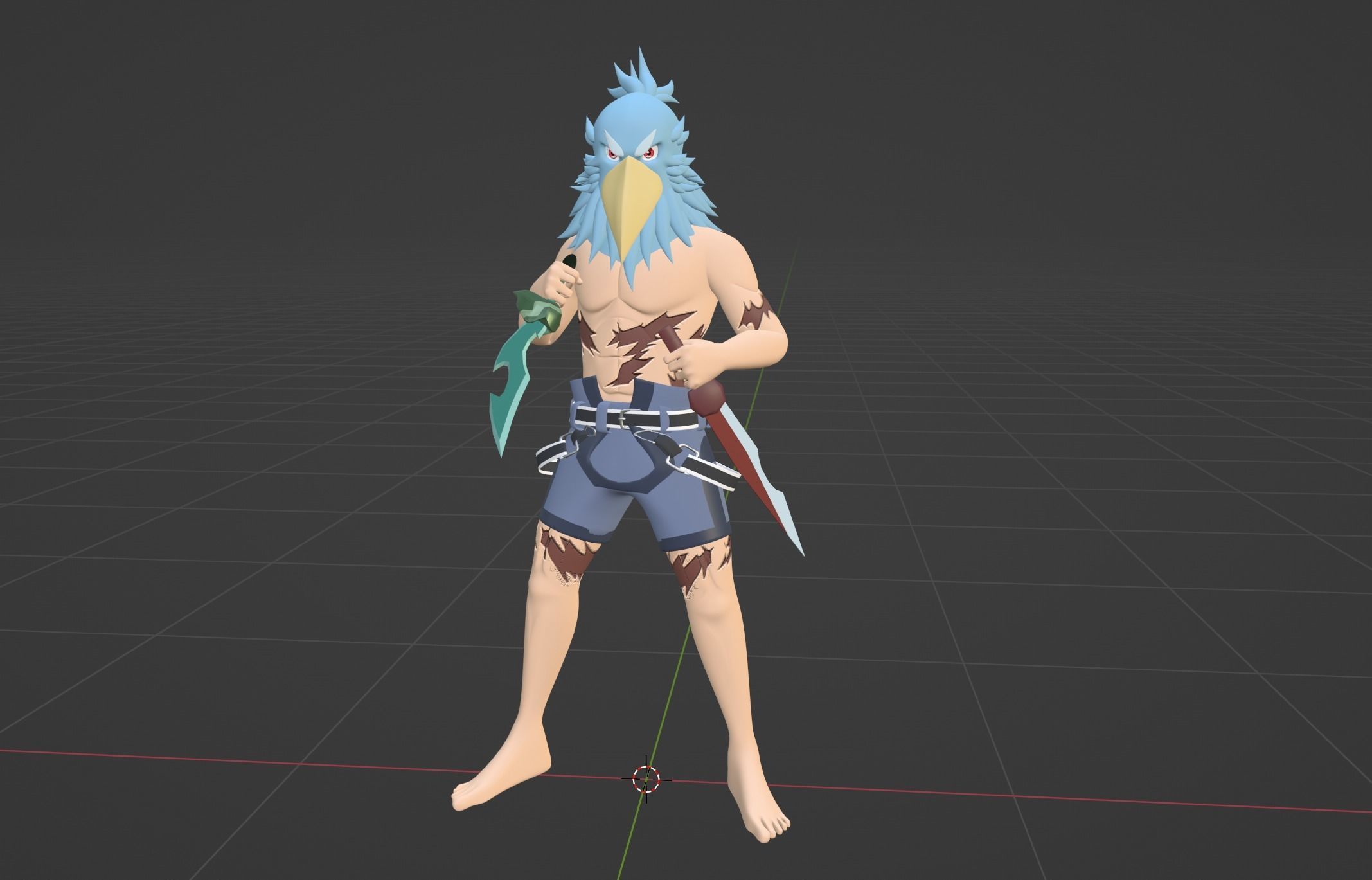 Sunraku - Shangri-la Frontier 3D model rigged | CGTrader