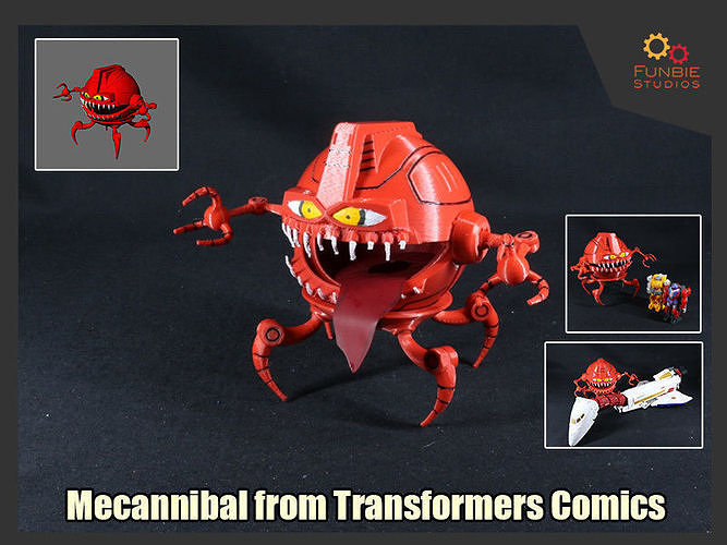 Mecannibal from Transformers Comics 3D model 3D printable | CGTrader