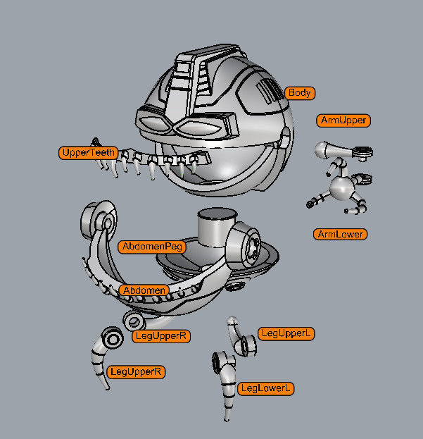 Mecannibal from Transformers Comics 3D model 3D printable | CGTrader