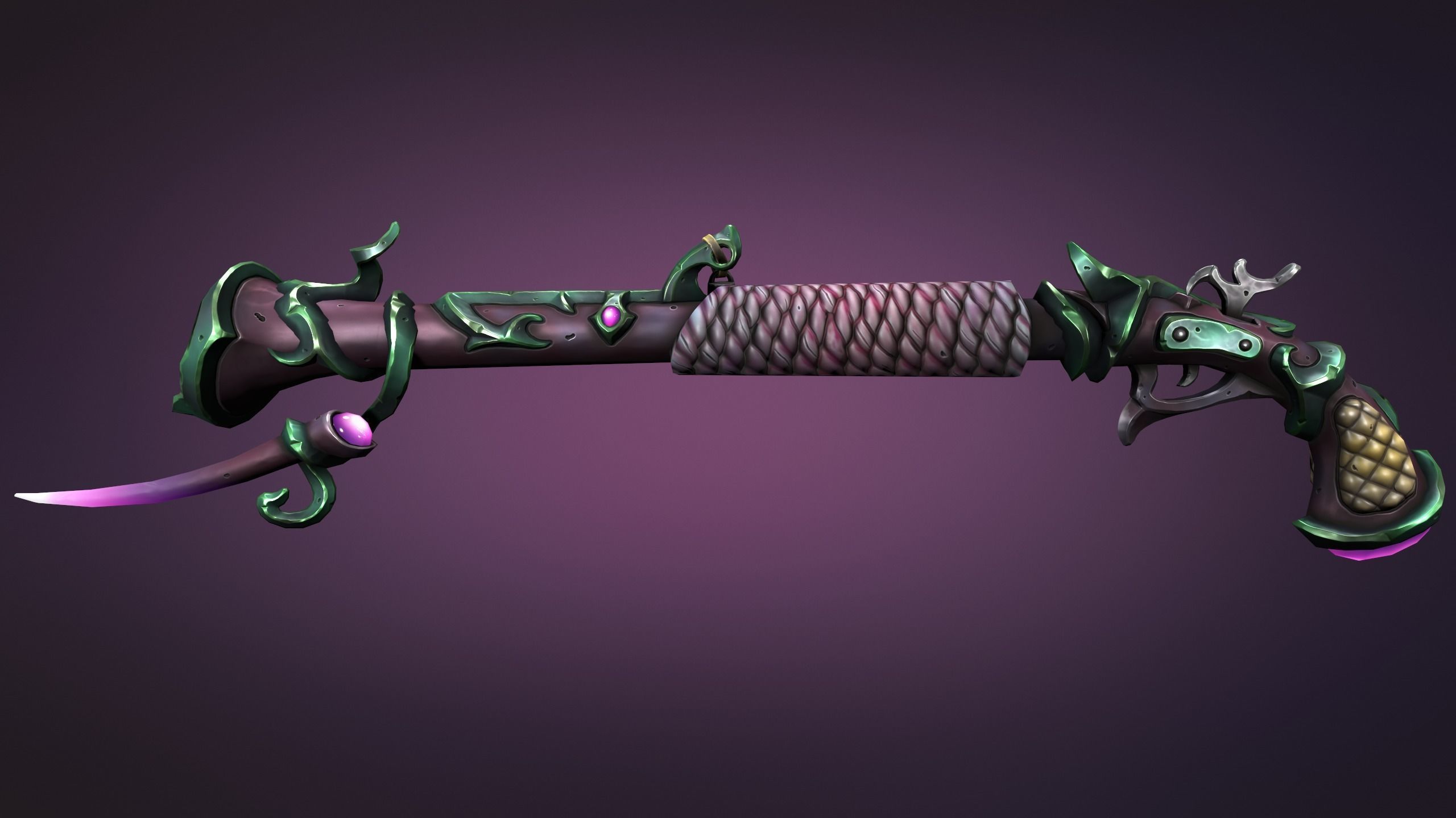 Marine musket 3d print 3D model 3D printable | CGTrader