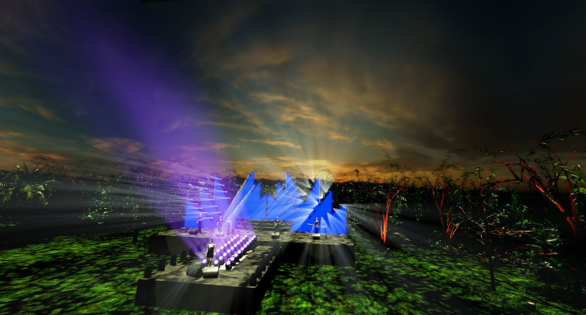 3d stage design 3D model 3D printable | CGTrader