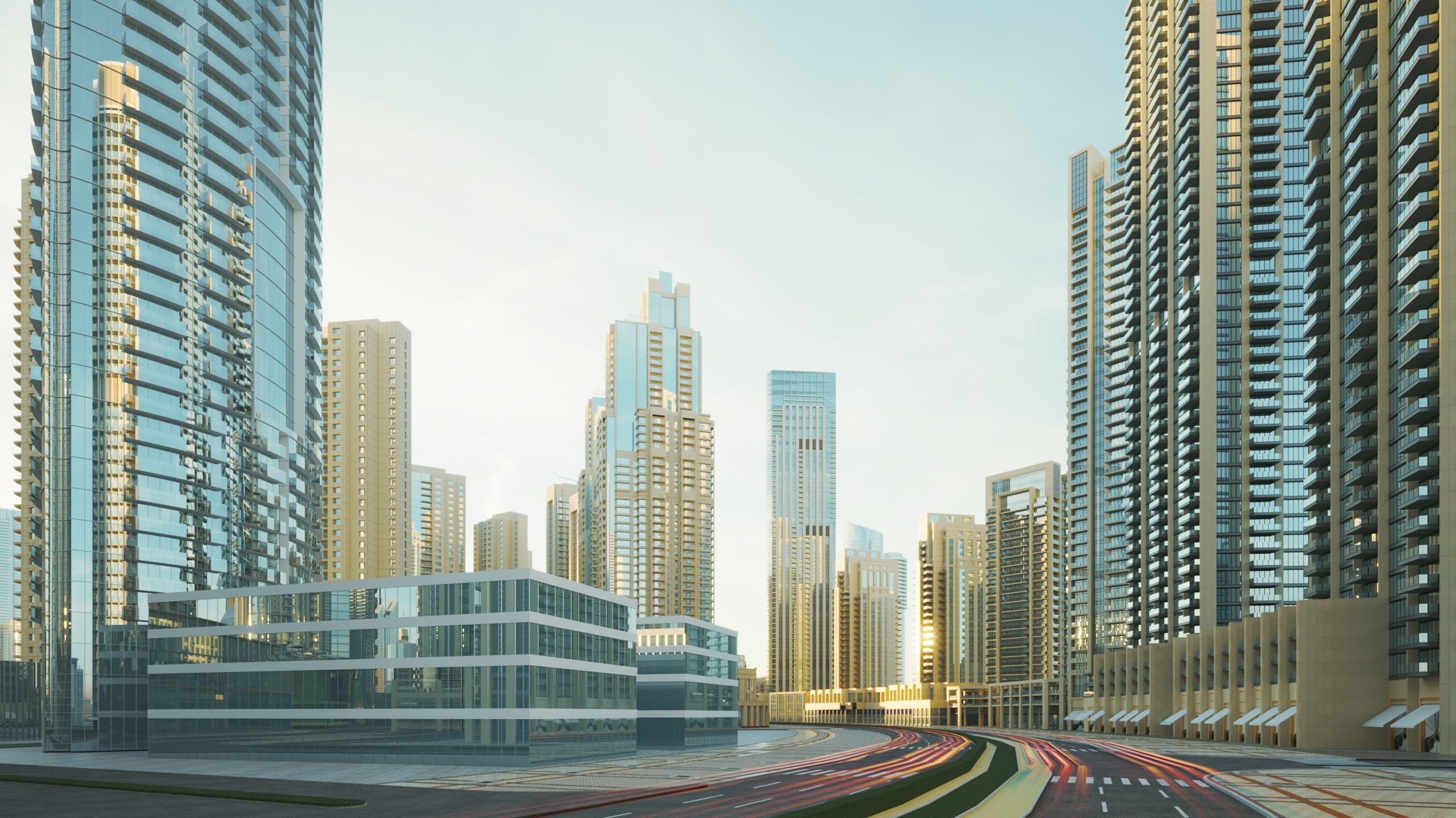 Dubai Burj khalifa Area v2 3D model | CGTrader