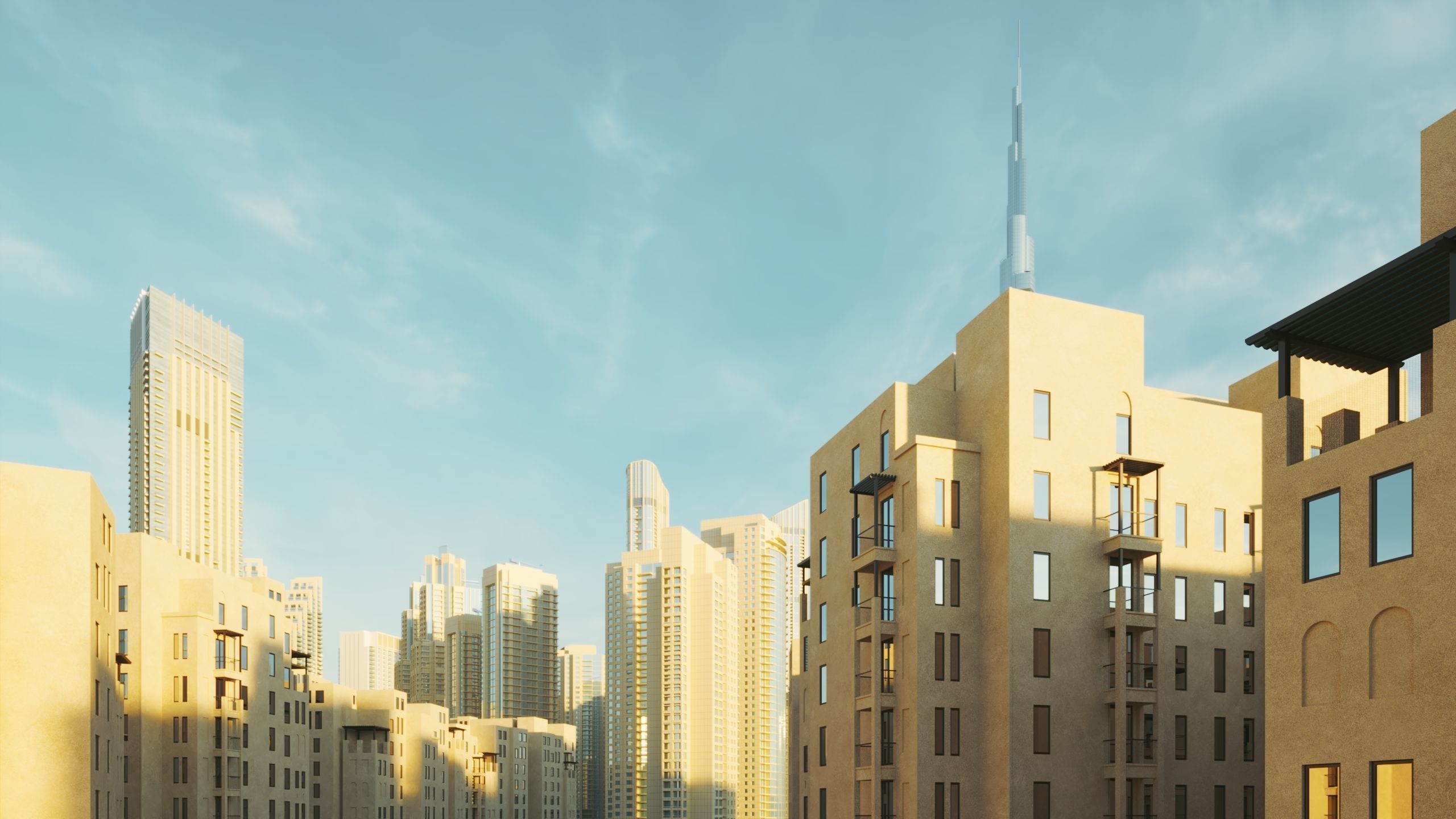 Dubai Burj khalifa Area v2 3D model | CGTrader