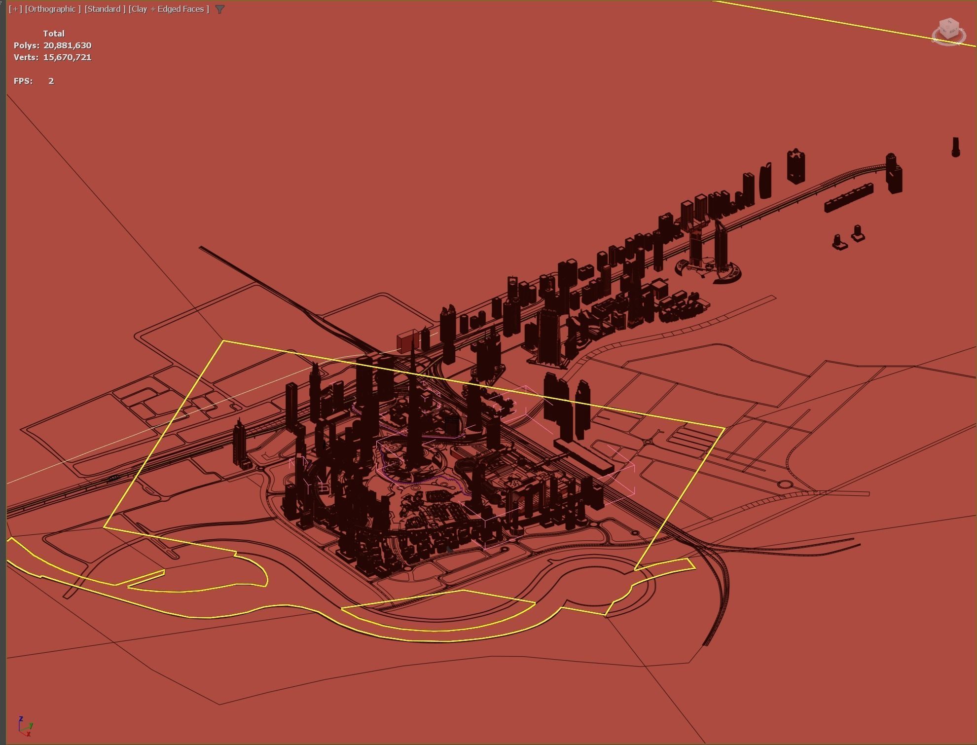 Dubai Burj khalifa Area v2 3D model | CGTrader