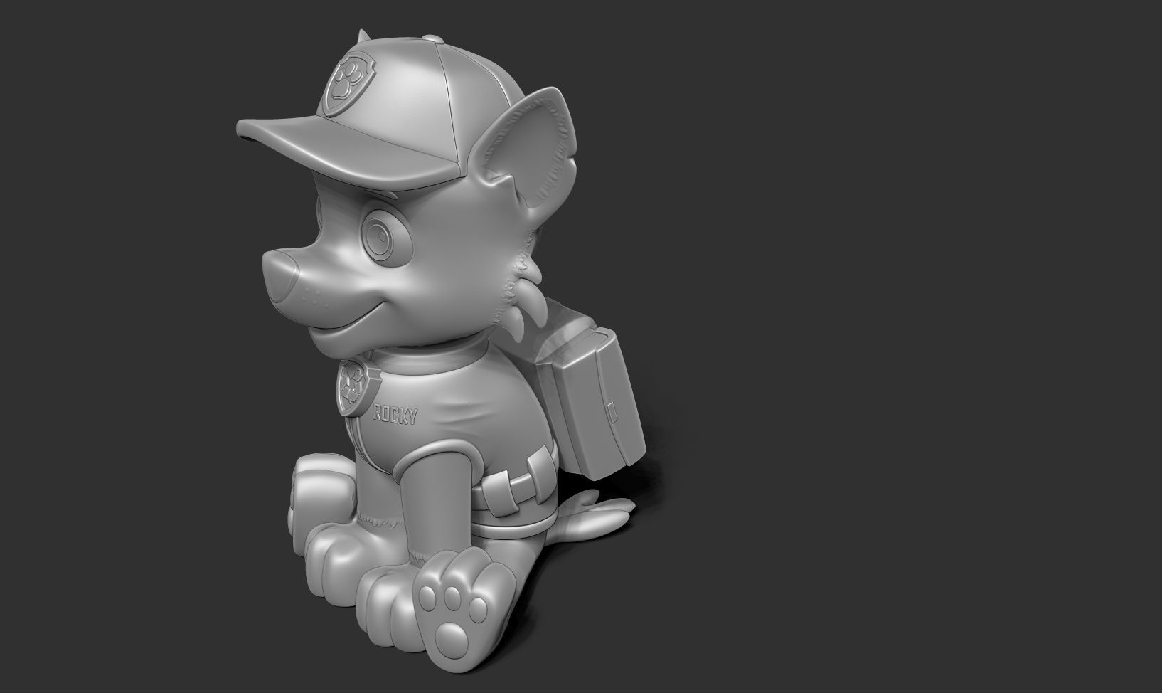Rocky - Paw Patrol 3D model 3D printable | CGTrader