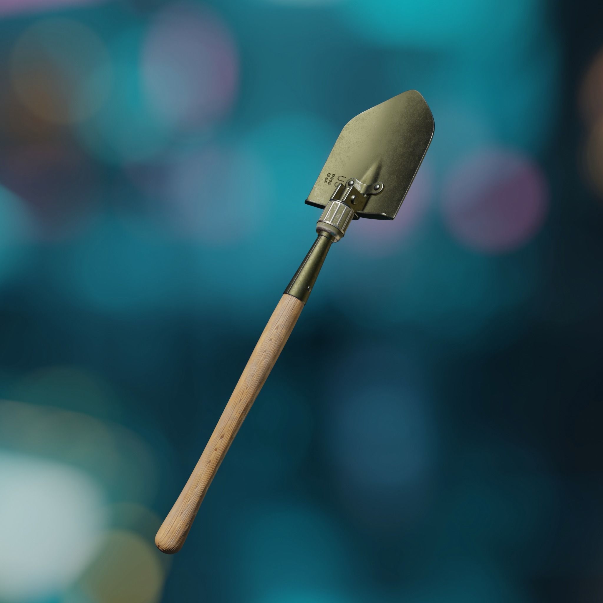 Tactical Shovel 3D model | CGTrader