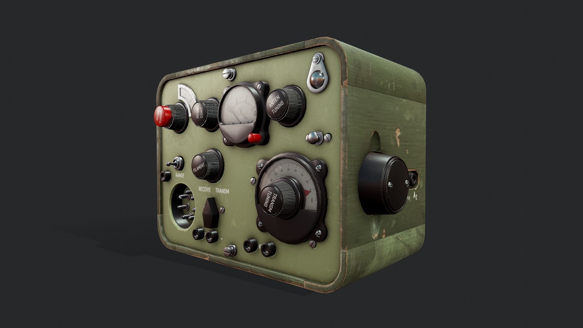 WWII Radiostation Sever - Tutorial Included 3D model | CGTrader