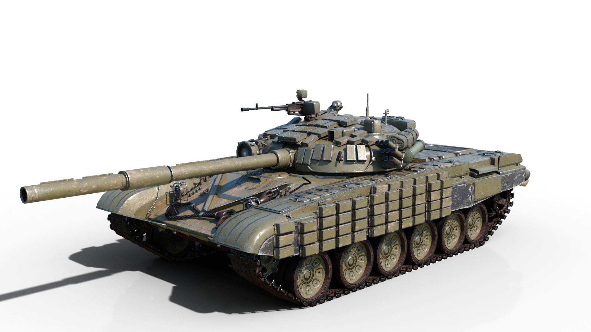 3D model PBR 2 coatings T-72 main battle tank T72AV MBT VR / AR / low-poly | CGTrader