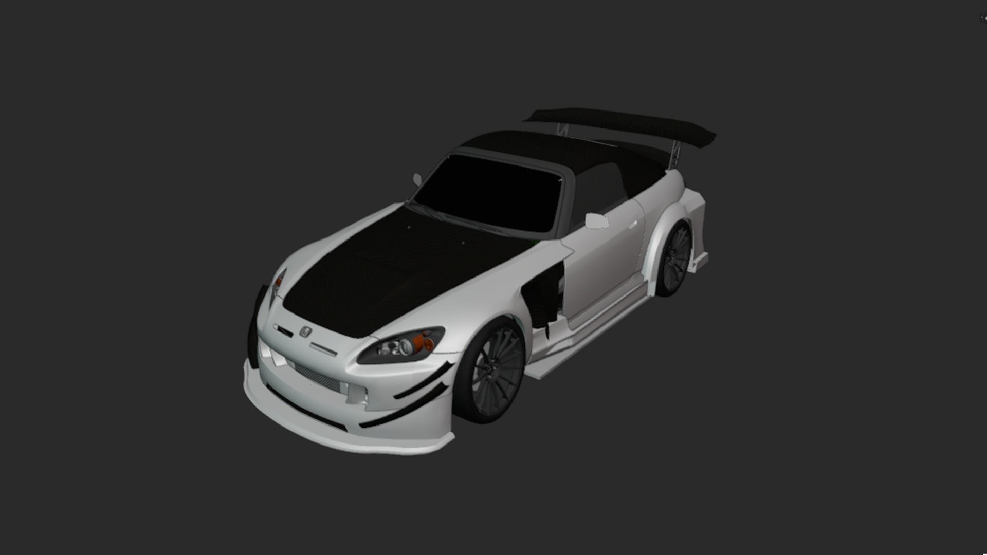 Custom creation S2000 Aero body kit 3D model | CGTrader
