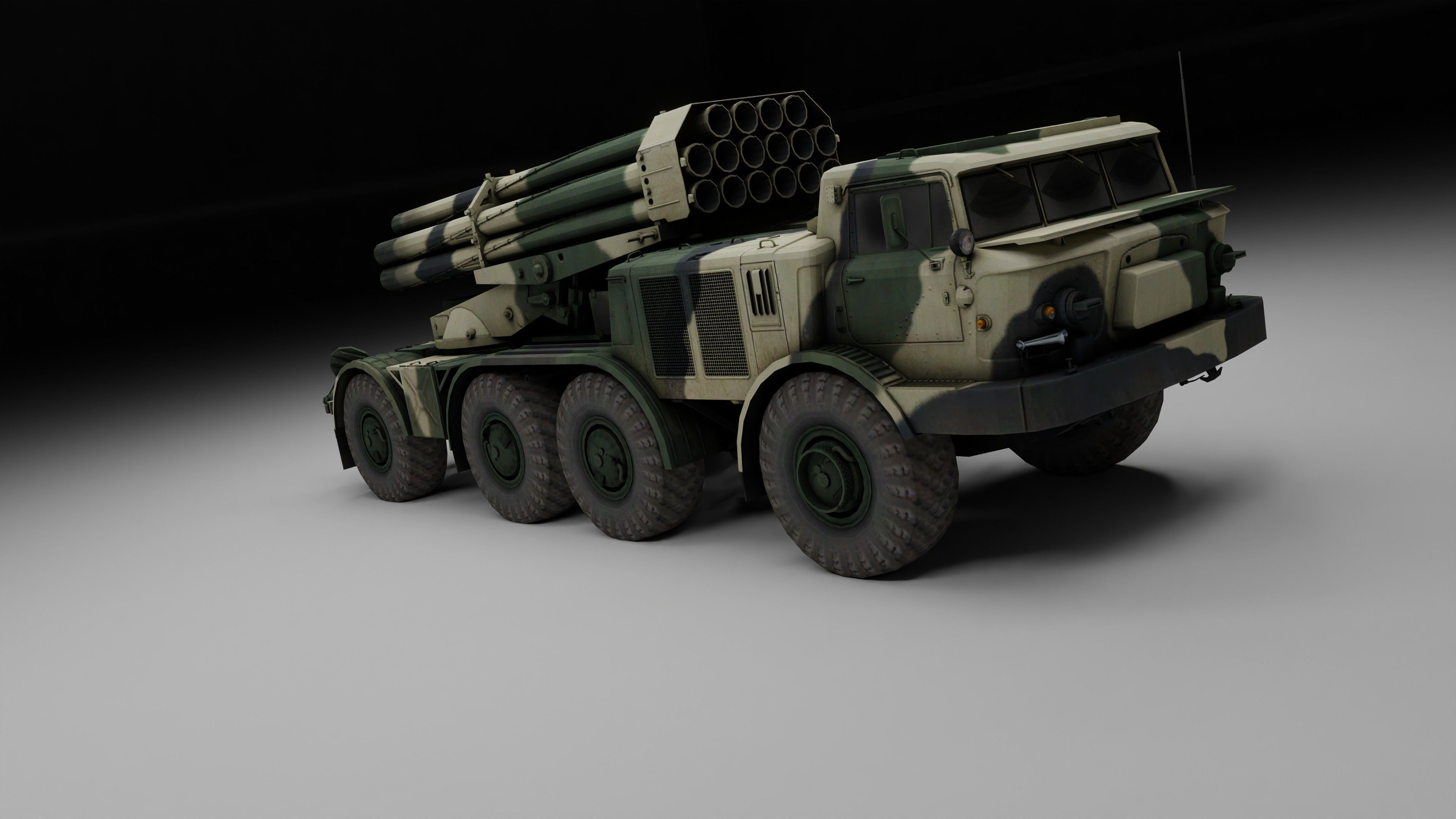 uragan military vehicle 3D model | CGTrader