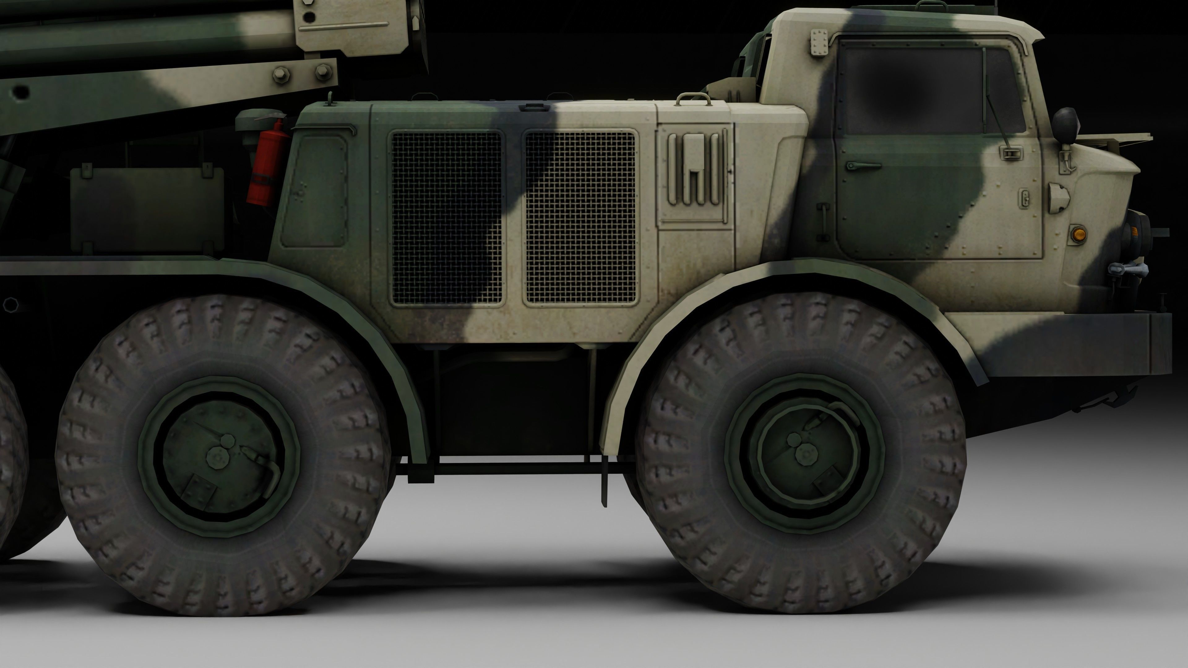 uragan military vehicle 3D model | CGTrader