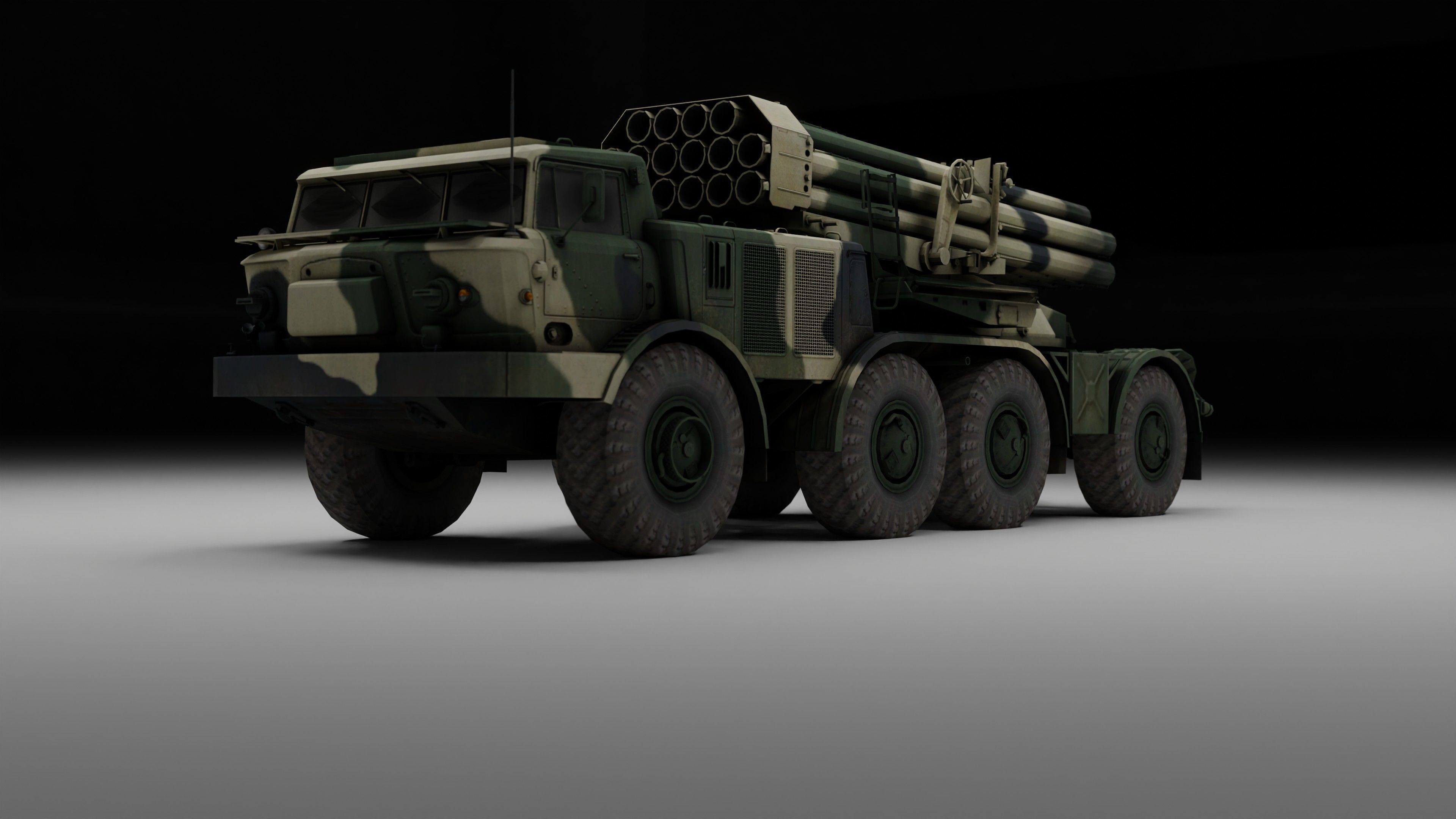 uragan military vehicle 3D model | CGTrader