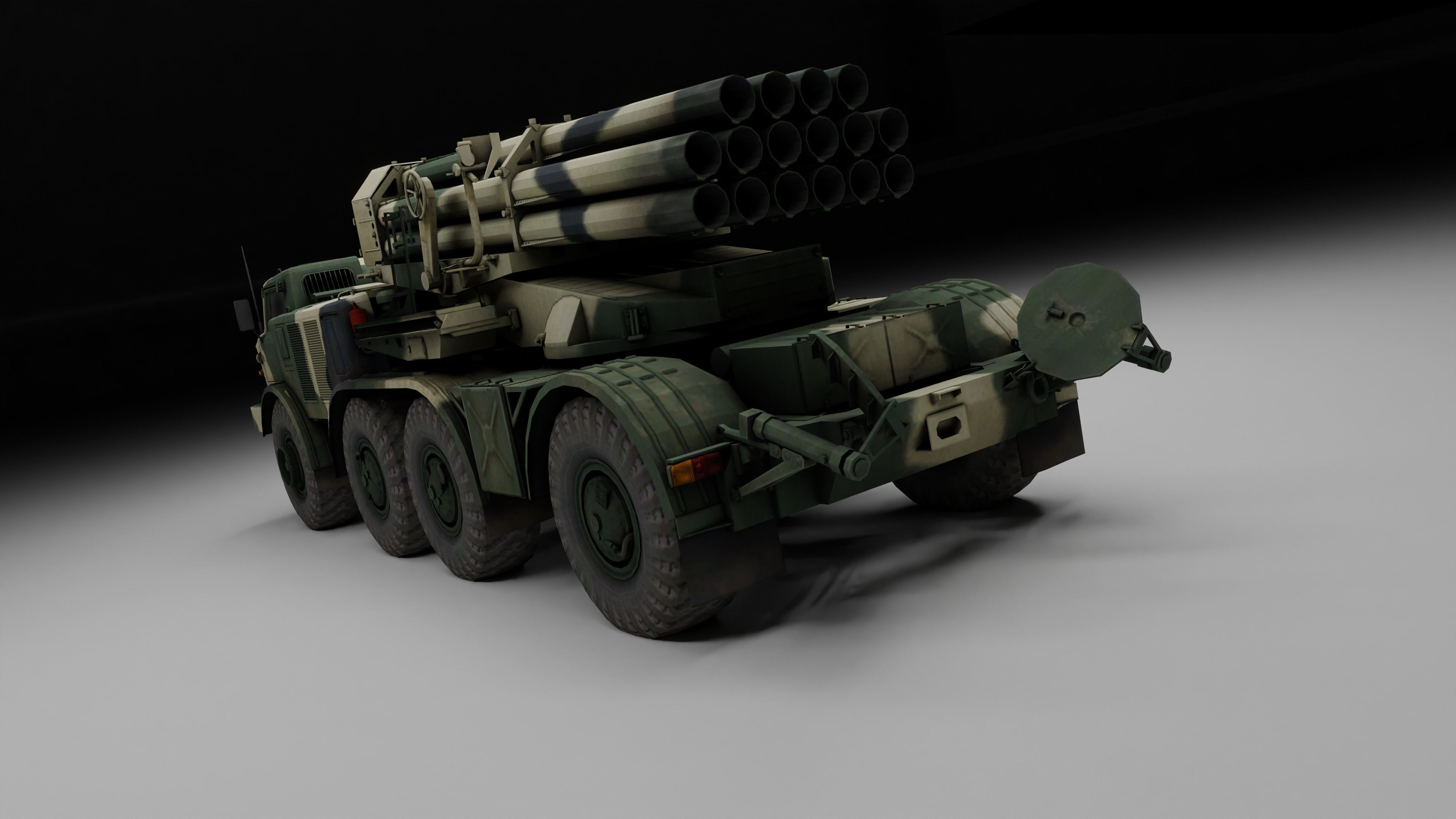 uragan military vehicle 3D model | CGTrader