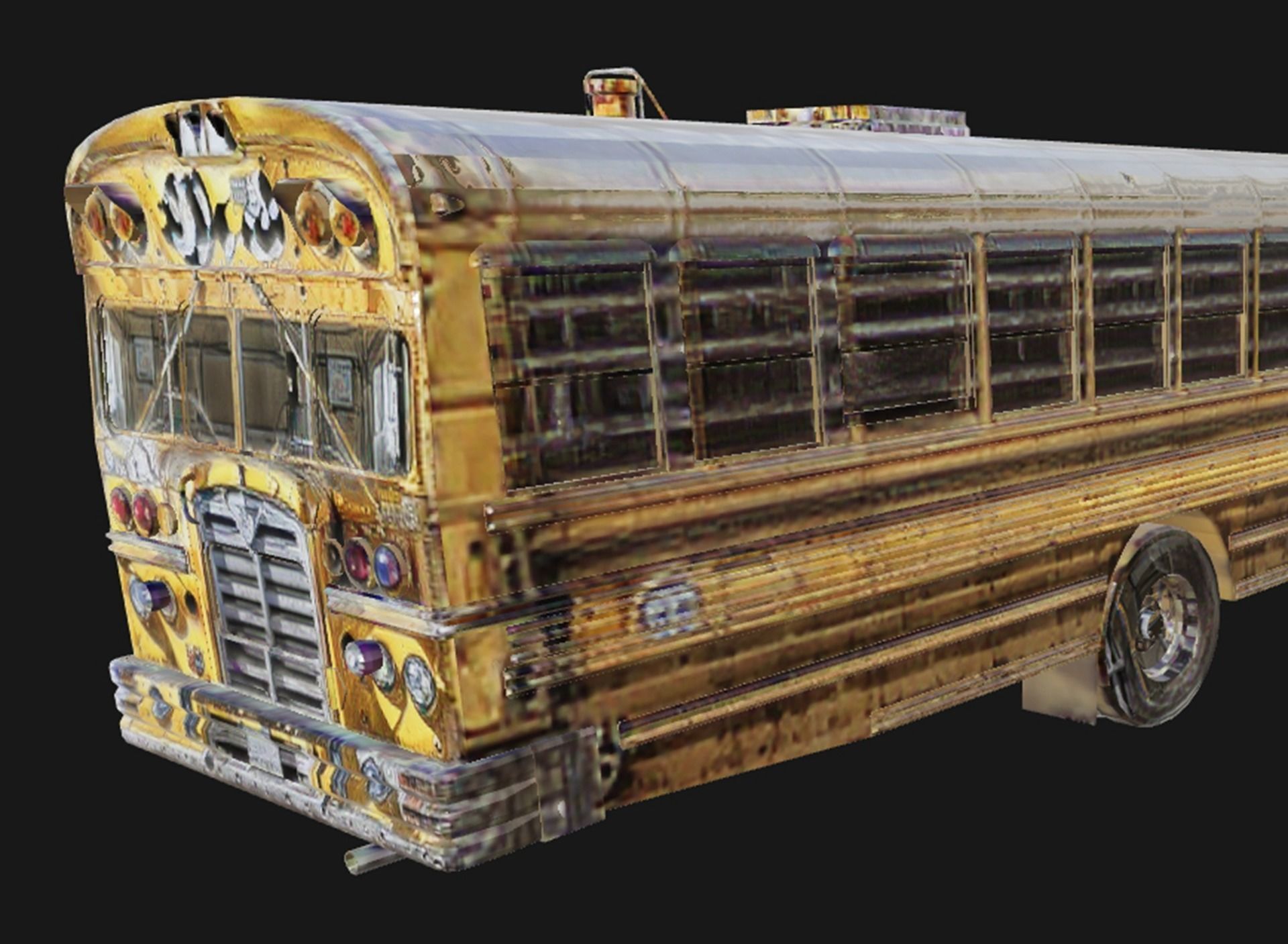 3D model Medieval School Bus VR / AR / low-poly | CGTrader