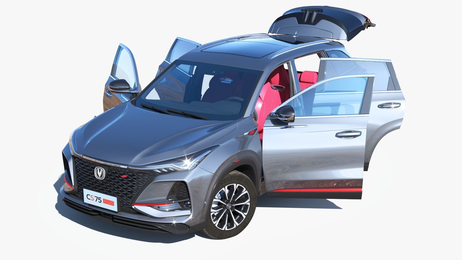 3D model ChangAn CS75 Plus 2021 with interior VR / AR / low-poly | CGTrader