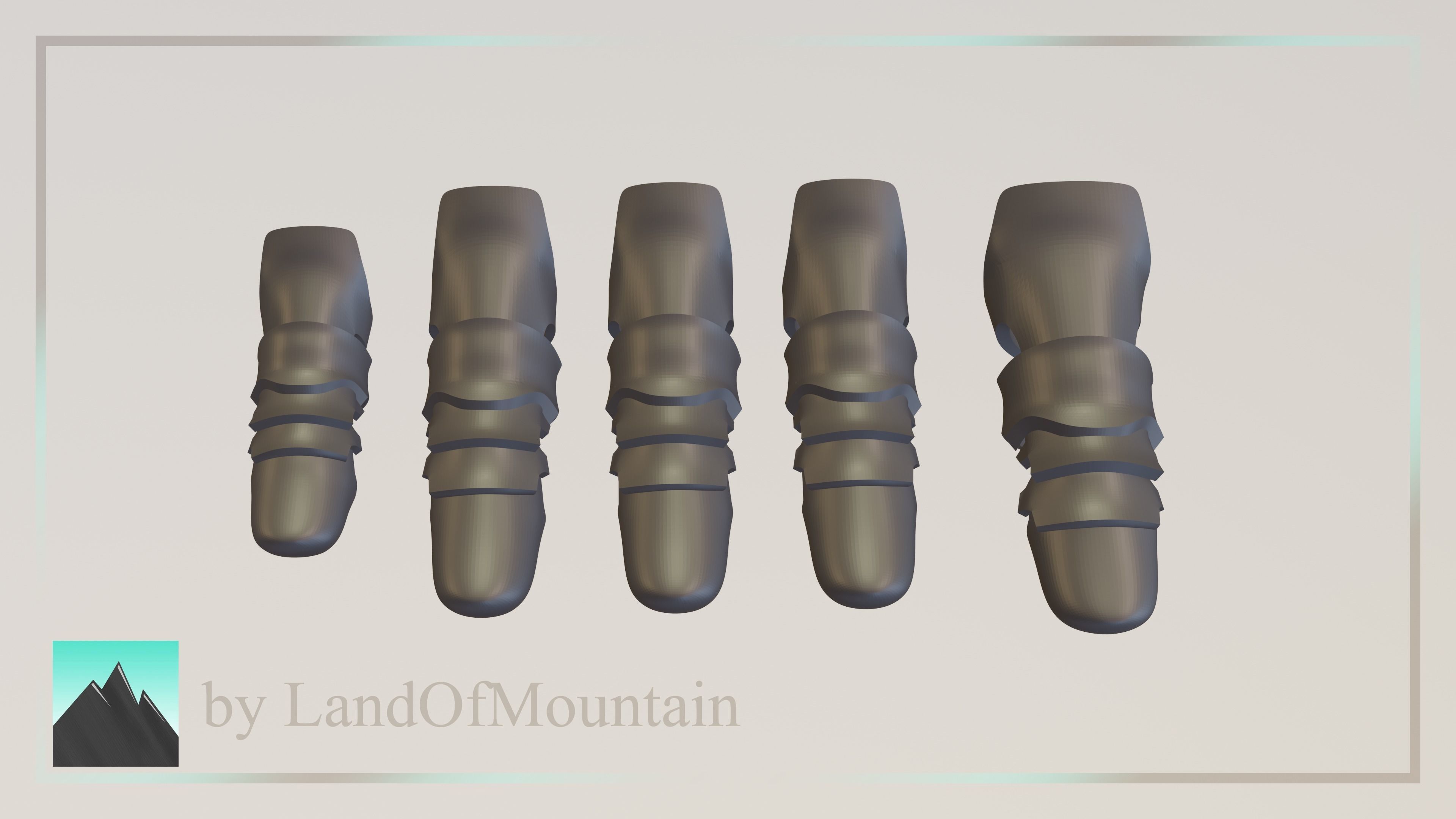 Final Fantasy VII - Cloud Strife Armor Set 3D model 3D printable | CGTrader