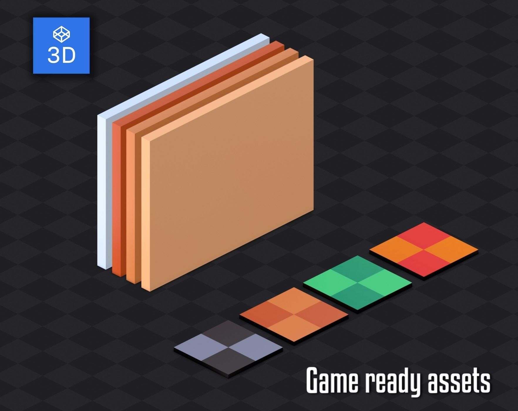 3D model 3D Low Poly Gym Game Assets VR / AR / low-poly | CGTrader