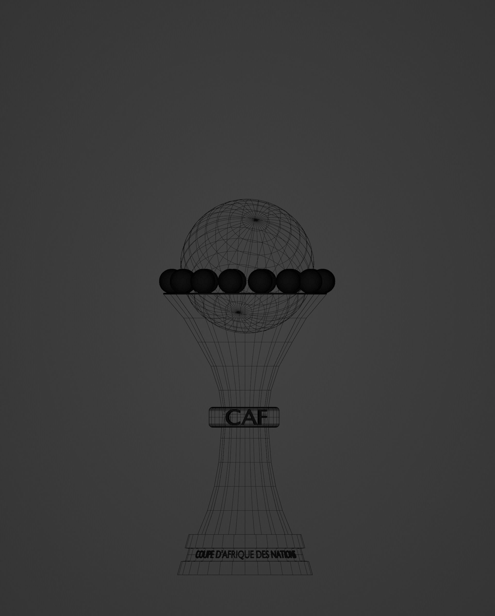 CAF Cup 3D model animated | CGTrader