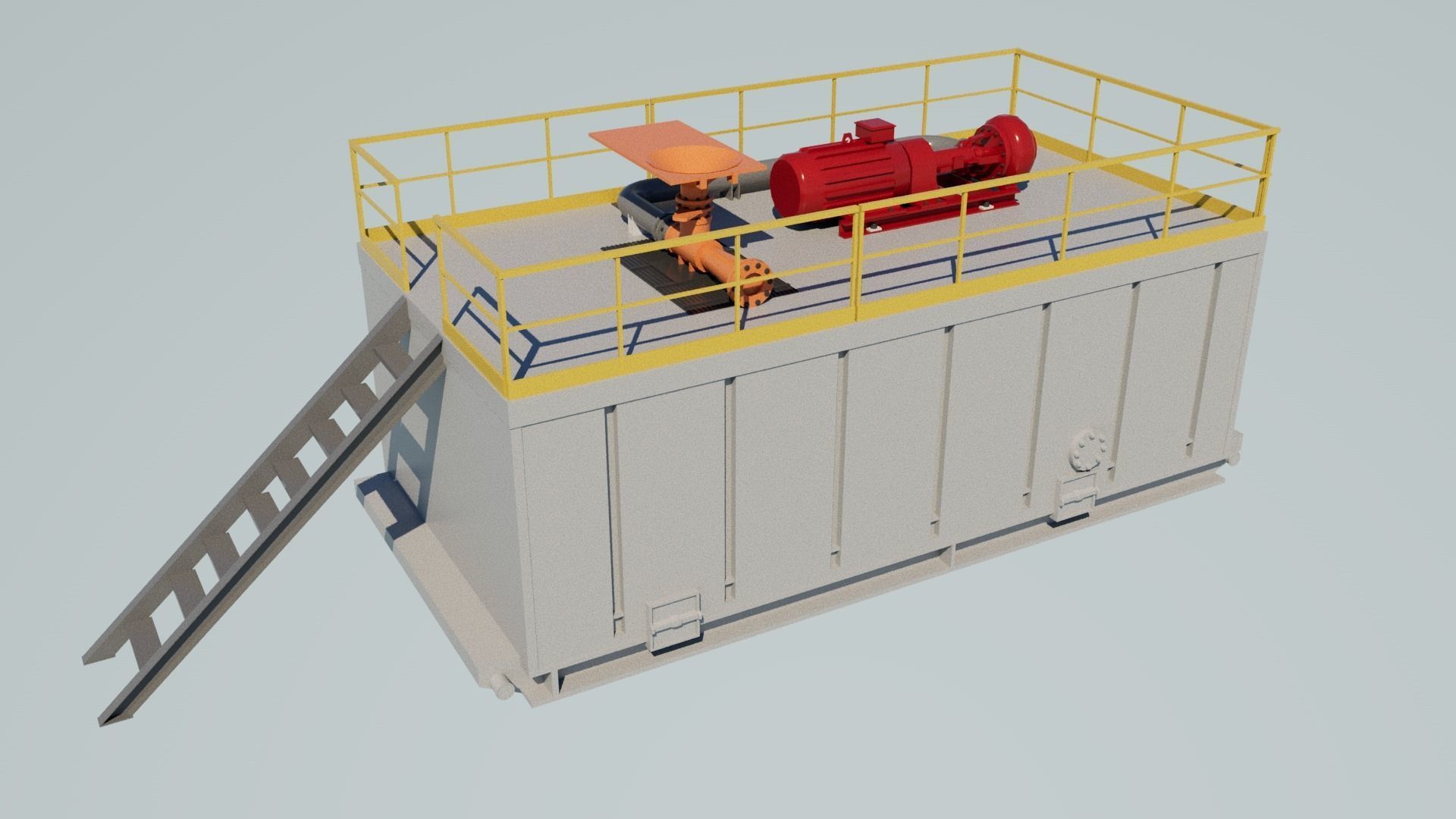 3D model Jet Mud Mixer VR / AR / low-poly | CGTrader
