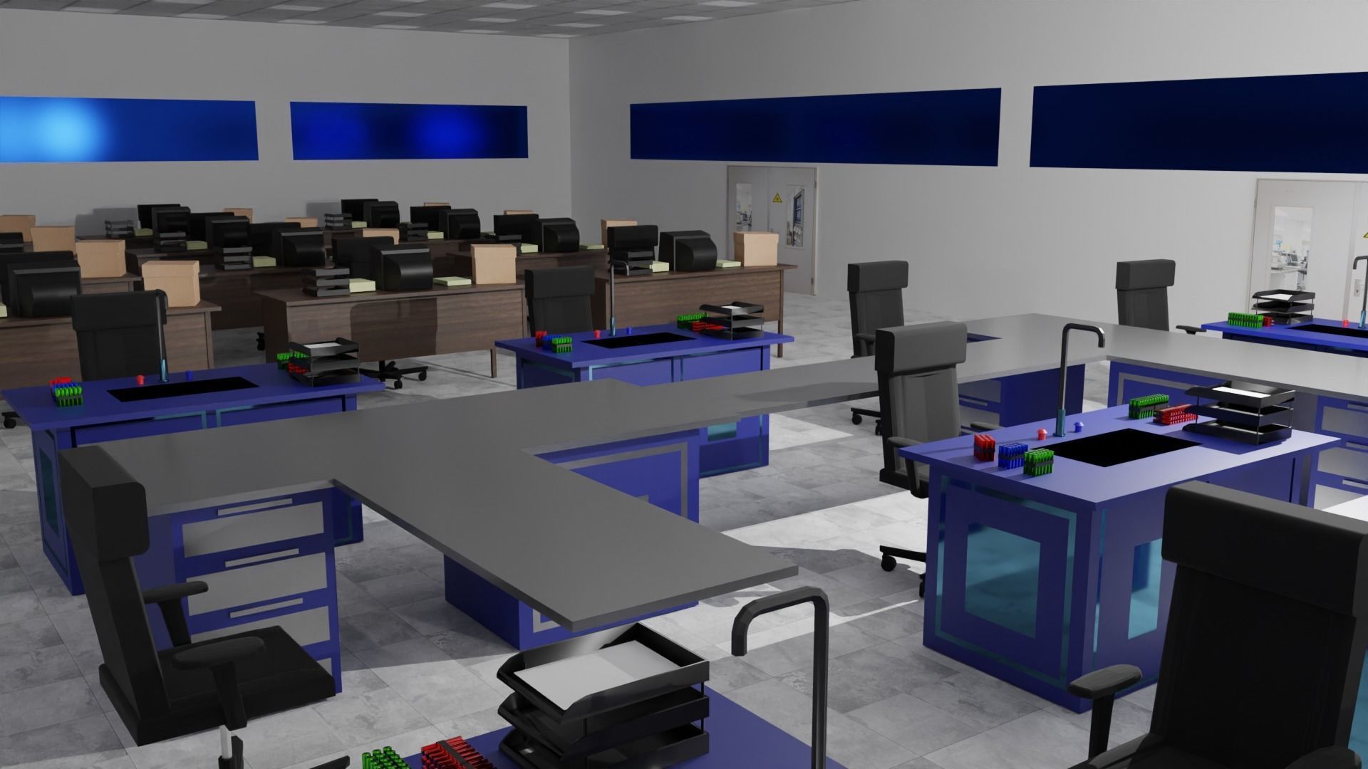 3D model Laboratory Interior VR / AR / low-poly | CGTrader