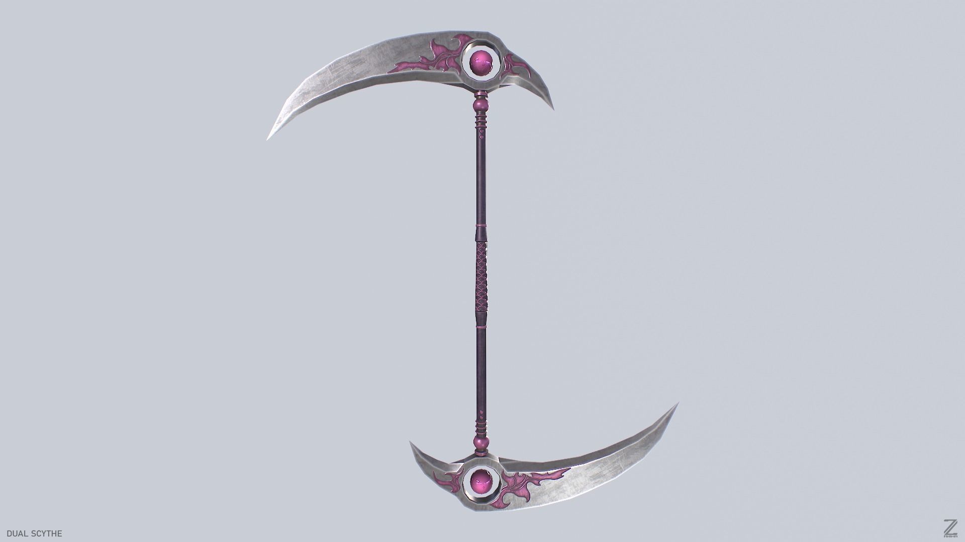 3D model Dual scythe VR / AR / low-poly | CGTrader