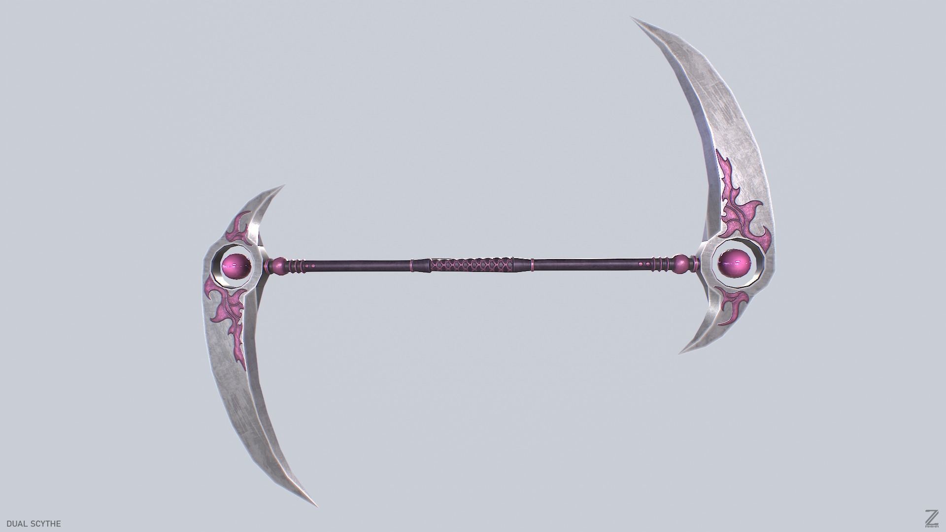 3D model Dual scythe VR / AR / low-poly | CGTrader