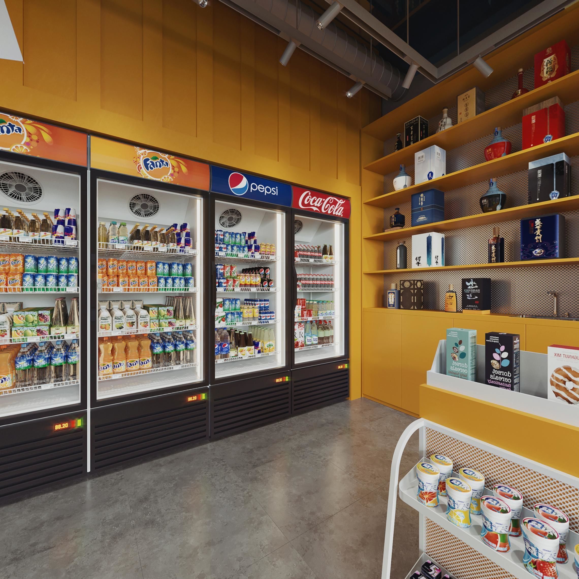 convenience Modern store 3D model | CGTrader