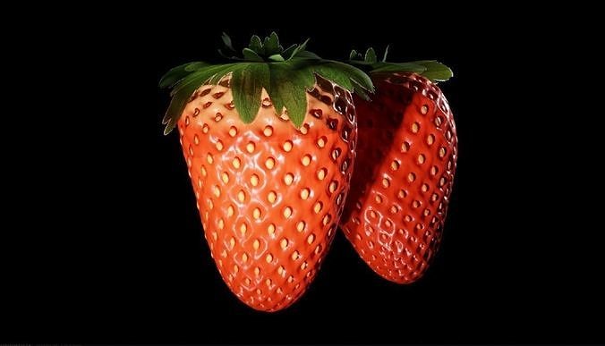 Strawberry 3D model | CGTrader