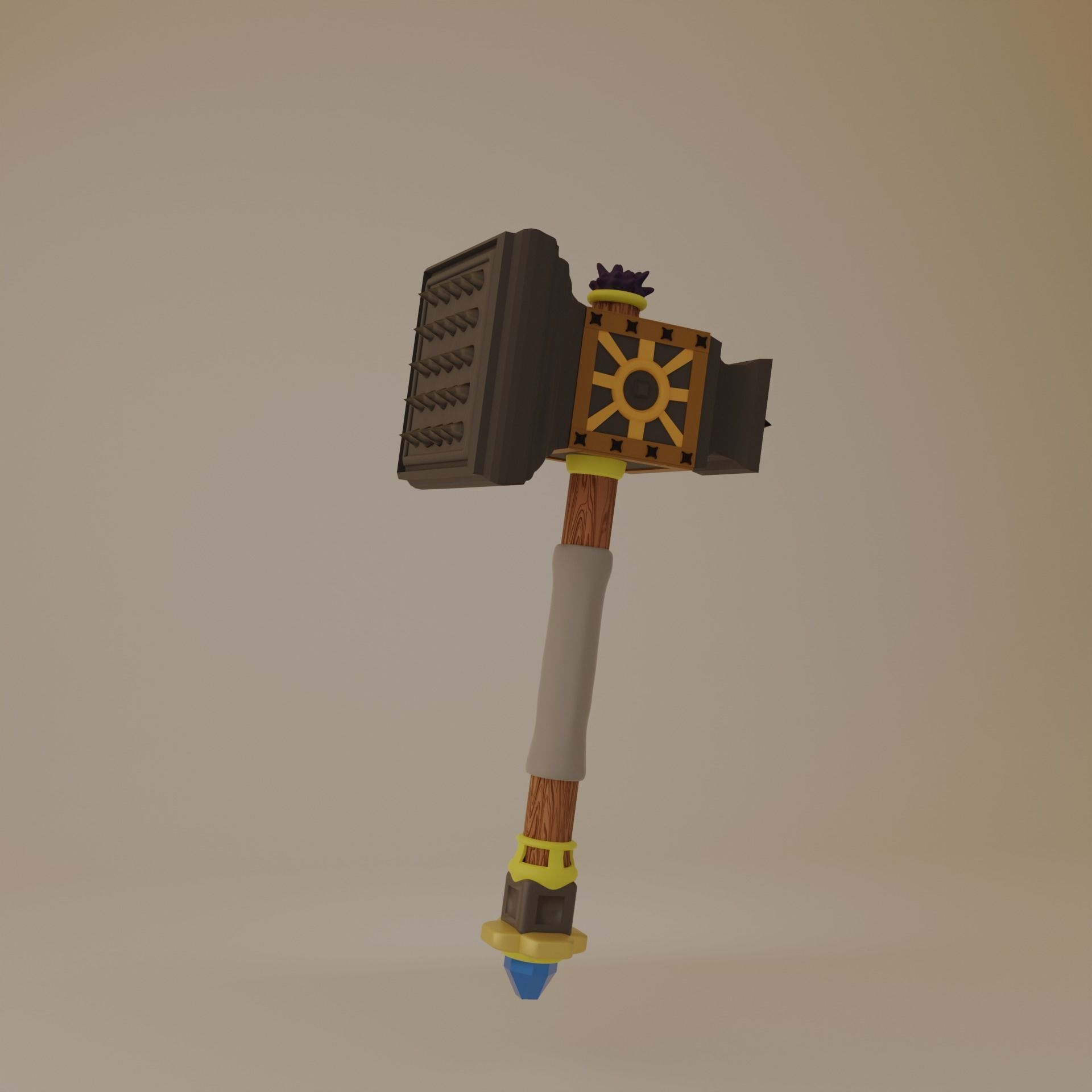 3D model Hammer Prop VR / AR / low-poly | CGTrader