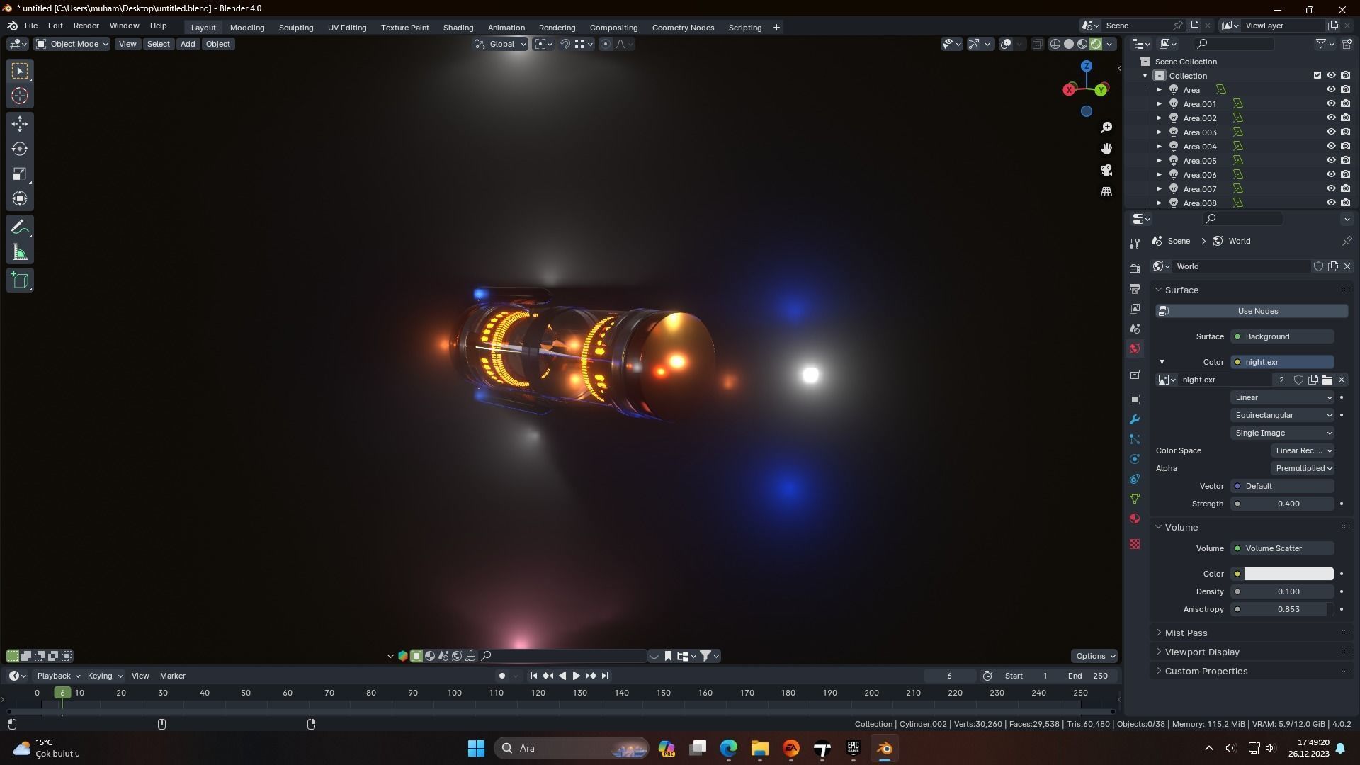 spaceship - only blender free 3D model | CGTrader