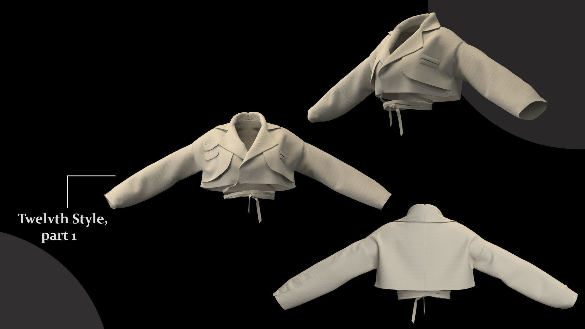 12 Models of Female Cartoon Character Clothing 3D model | CGTrader