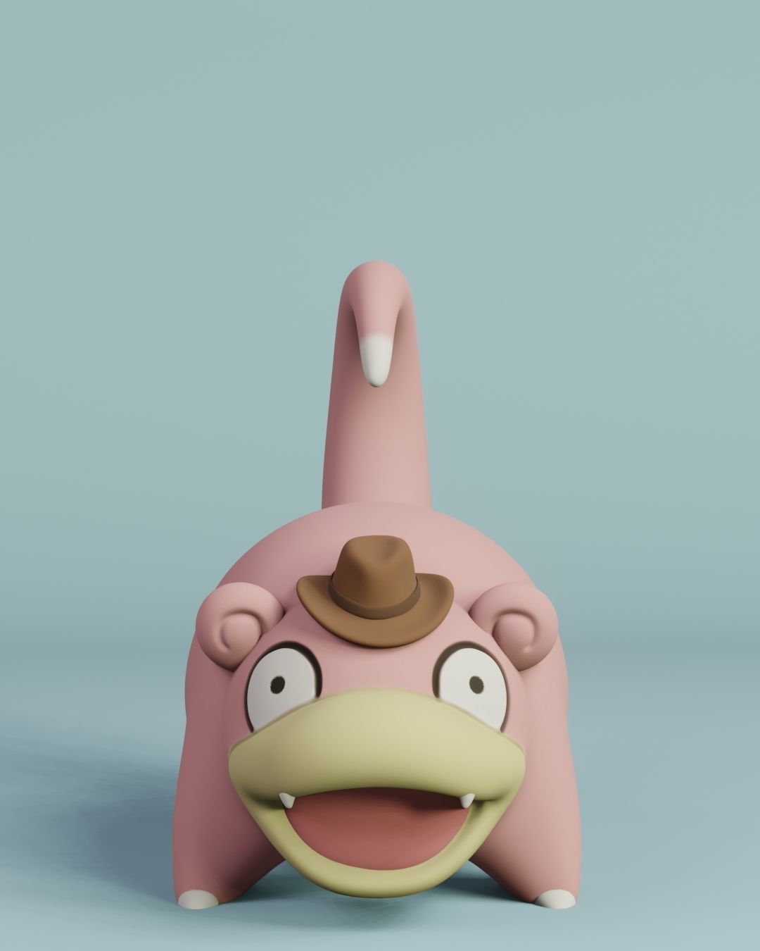 Detective Slowpoke 3D model 3D printable | CGTrader