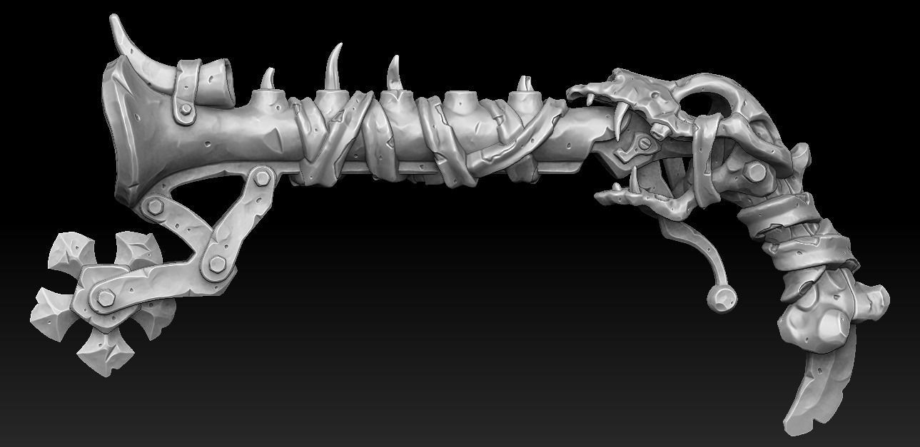 Fantasy muskets collection 3d print 3D model 3D printable | CGTrader