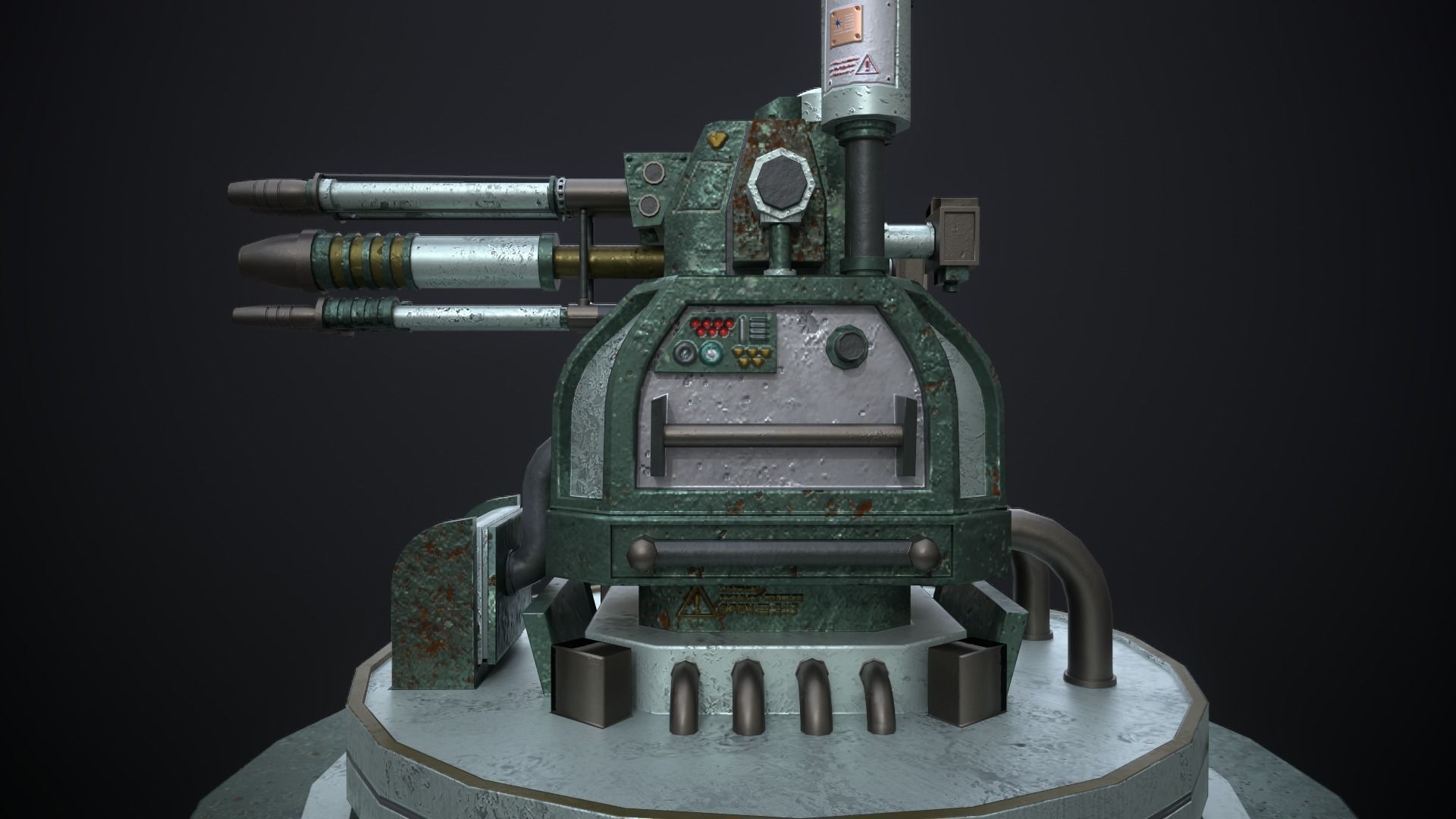 Machine Gun free VR / AR / low-poly 3D model | CGTrader