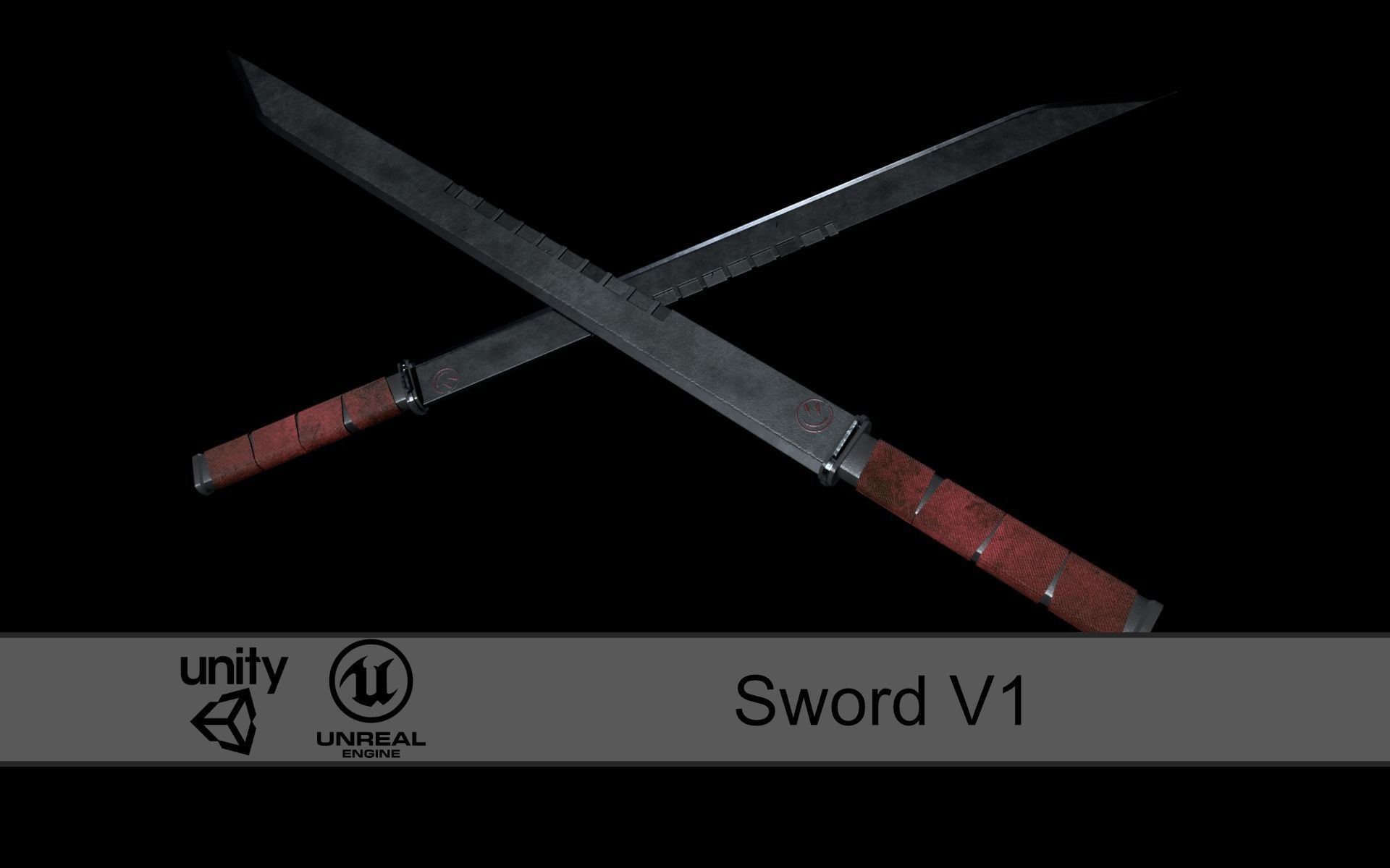 3D model Sci Fi Sword Survival - Gameart VR / AR / low-poly | CGTrader