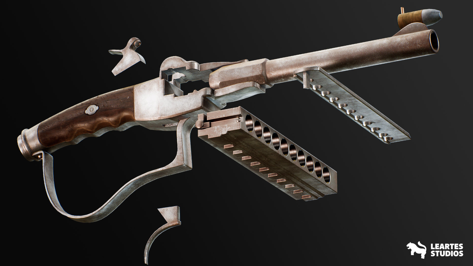 3D model FPS 4K Western Guns VOL 1 VR / AR / low-poly | CGTrader